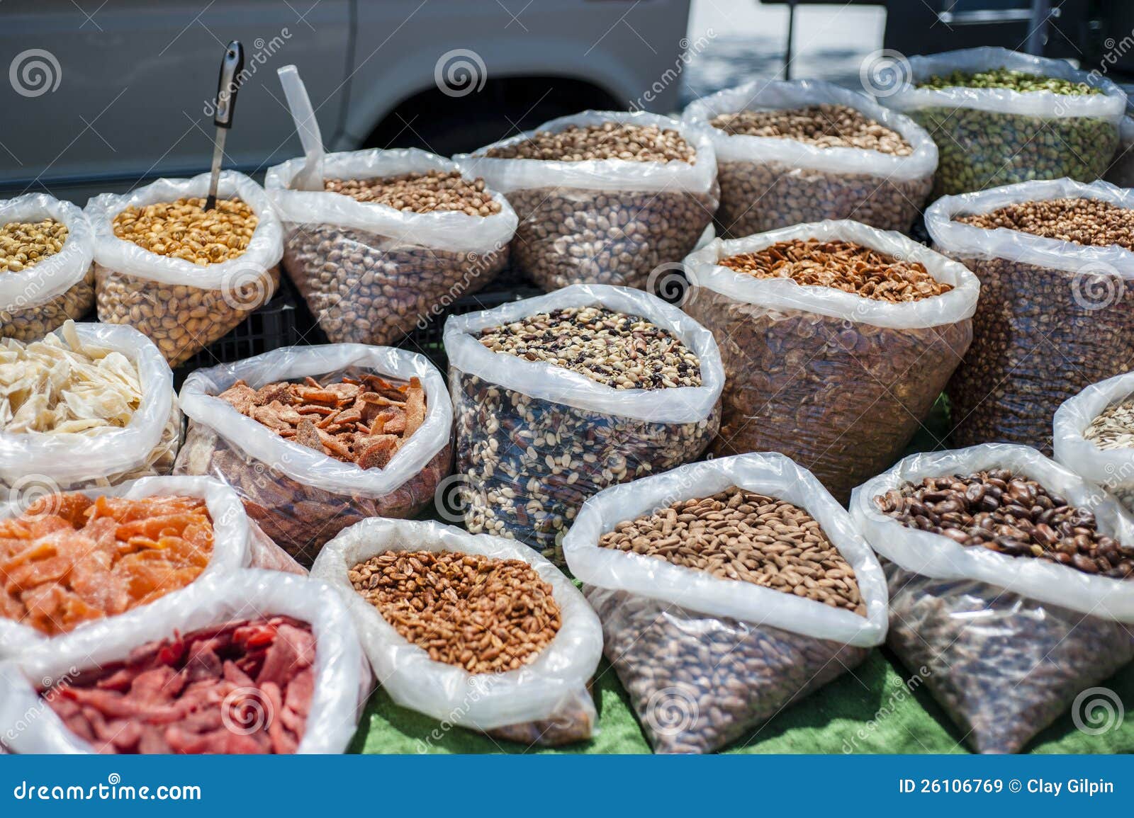 Dried Fruits, Beans, & Spices Stock Image - Image of group, sack: 26106769