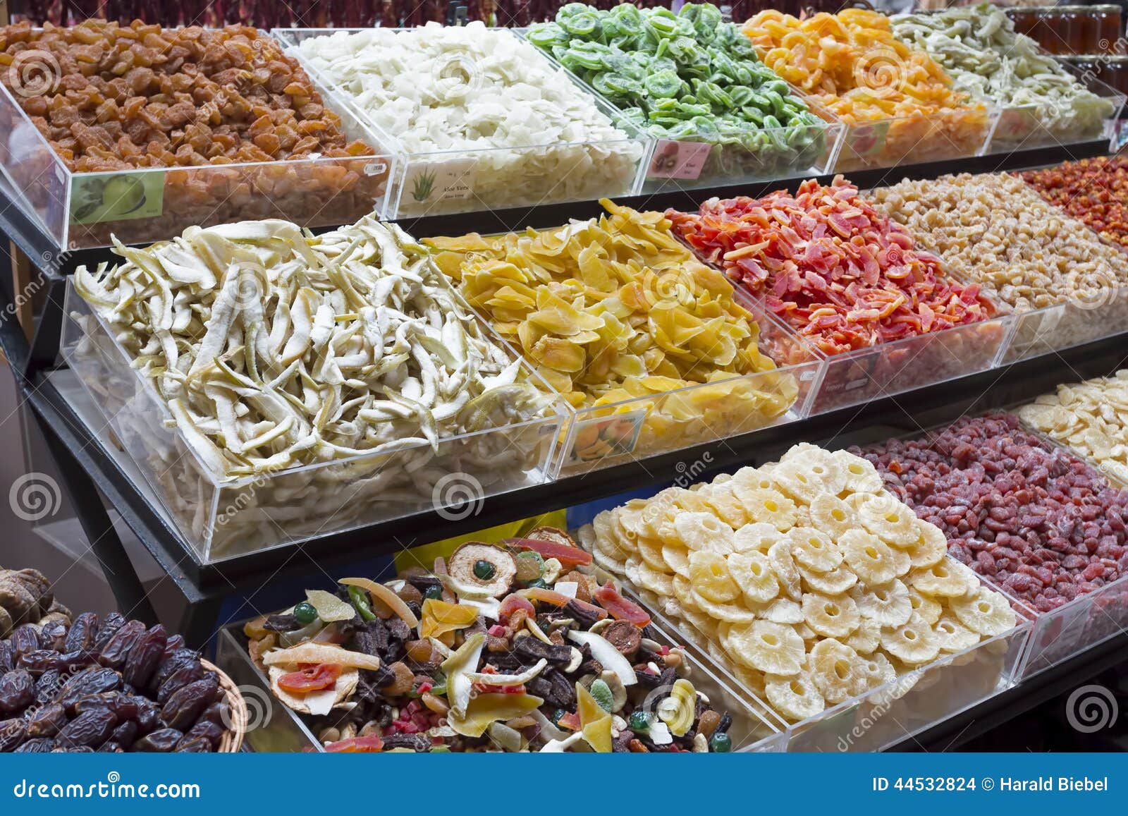 Dried fruits stock photo. Image of pineapple, food, store - 44532824