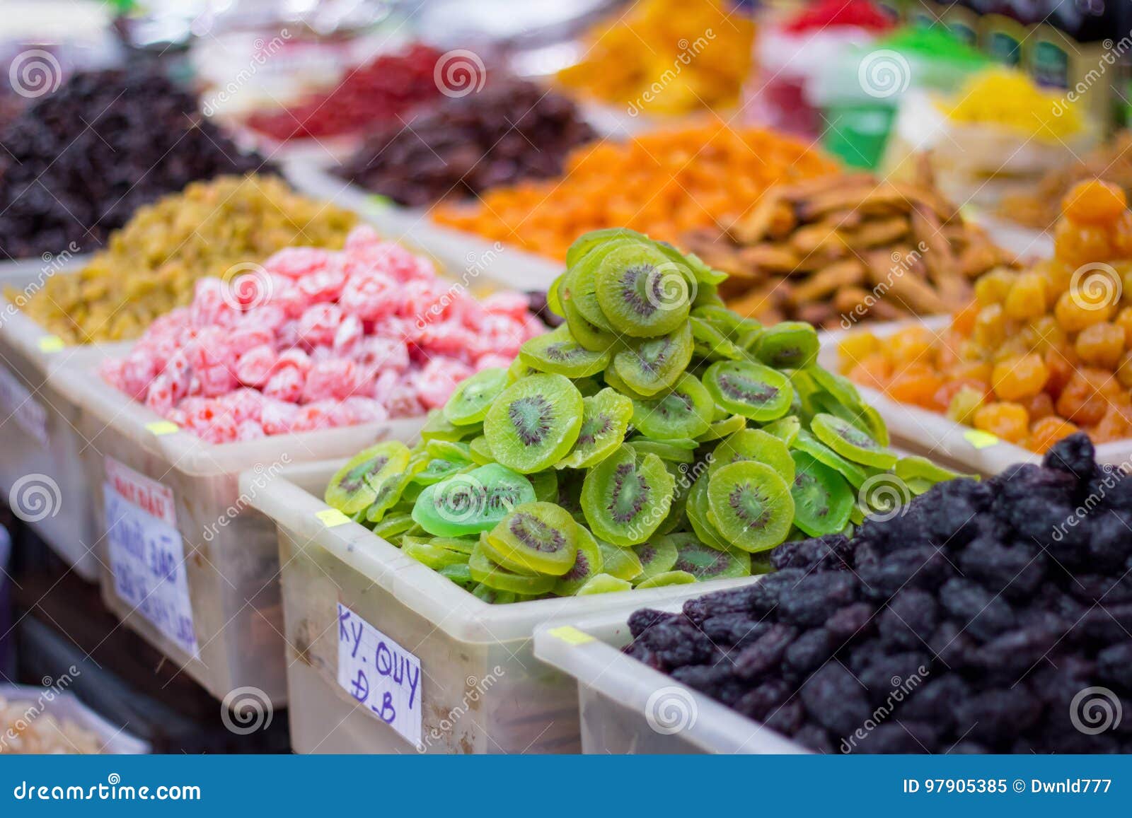 Dried Fruits Variation Closeup Stock Image - Image of sweets, market ...