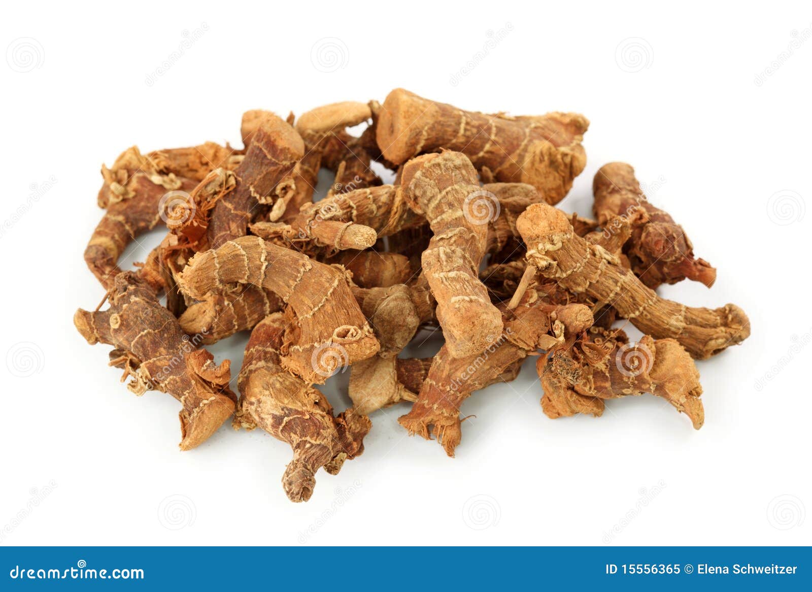 Pile Of Galangal Rhizomes In The Supermarket. Spice. Royalty-Free Stock ...