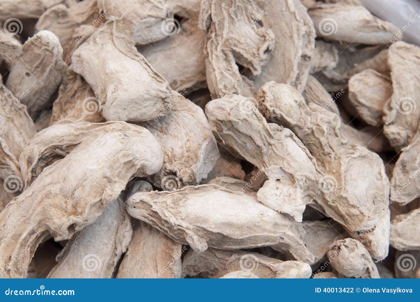 Dried ginger root stock photo. Image of brown, eating - 40013422
