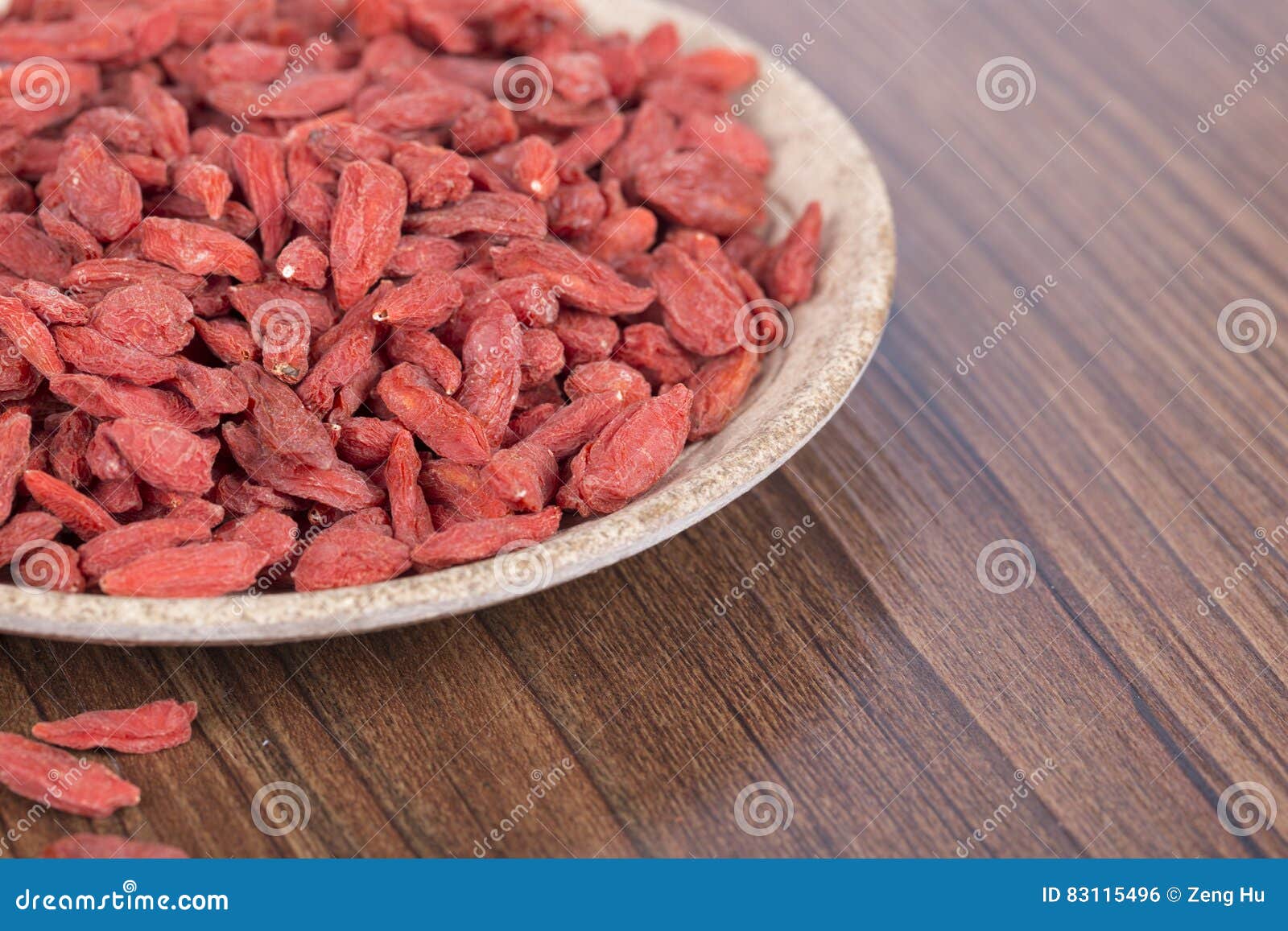 Dried Goji Berries Also Known As Wolfberry Stock Photo - Image of ...