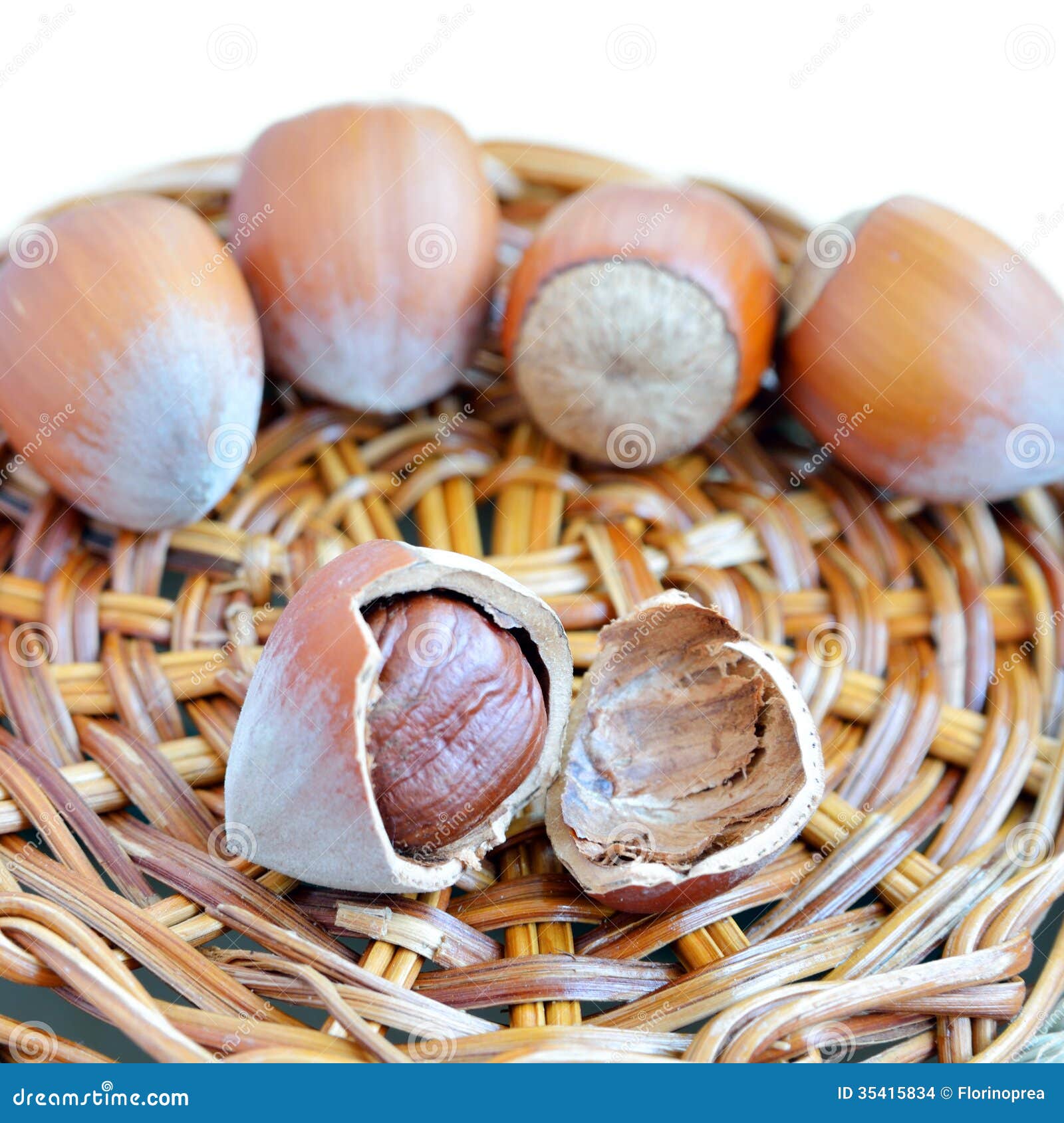 Dried hazelnuts stock photo. Image of delicious, organic - 35415834