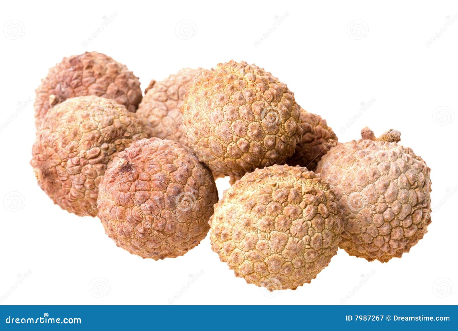 Dried Lychees Isolated stock image. Image of organic, nutrition - 7987267