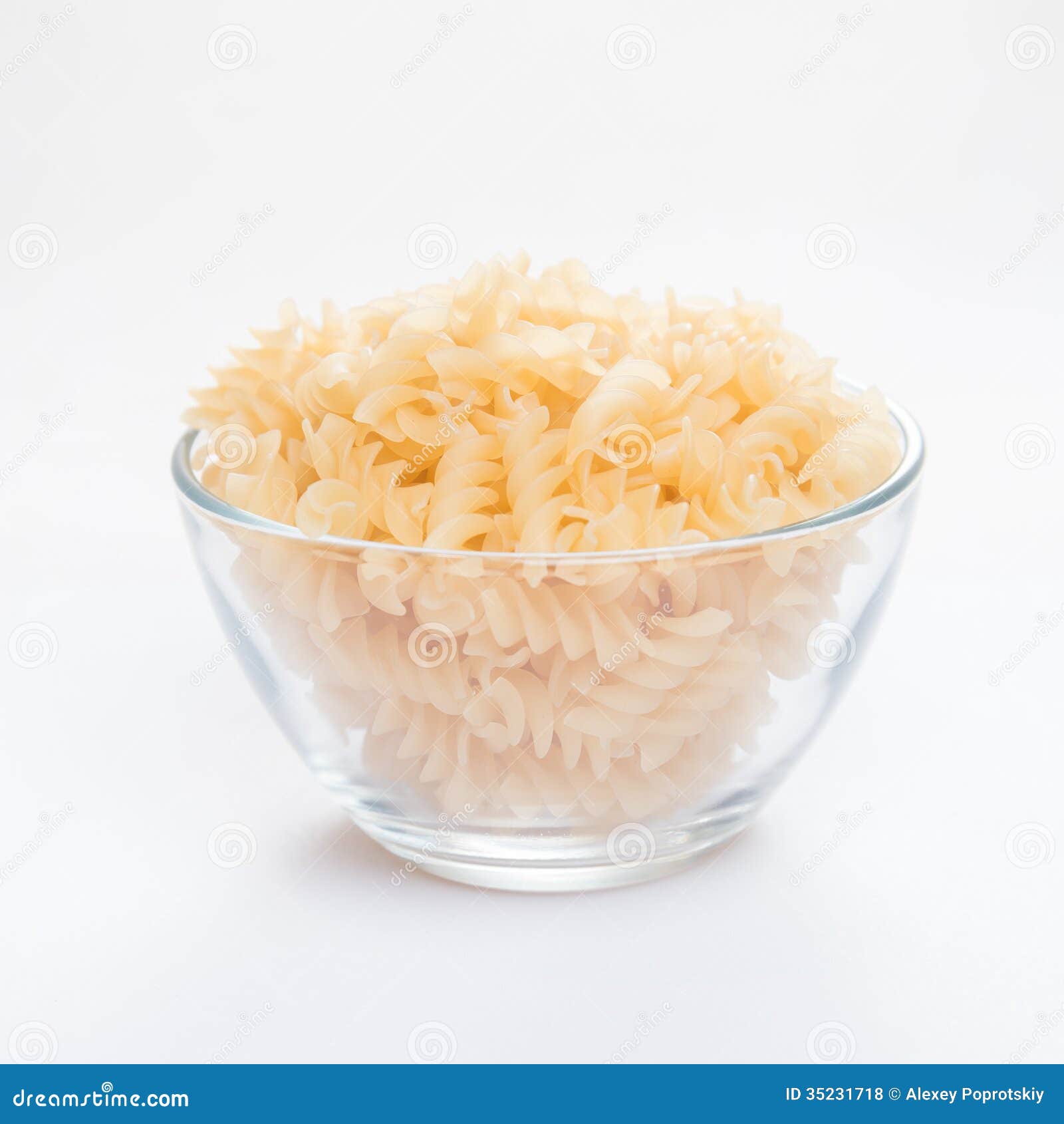 Dried Macaroni in Shape a Spiral Stock Photo - Image of meal, food ...
