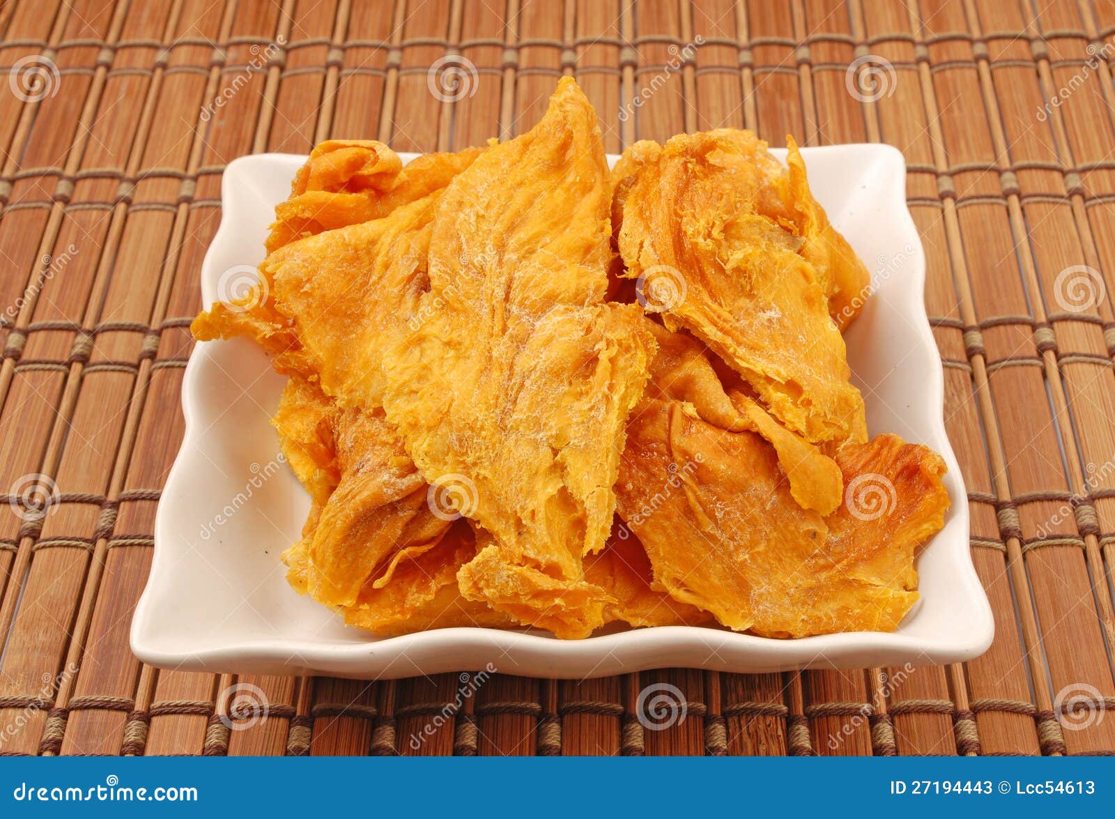 Dried mango stock image. Image of plate, mango, food - 27194443