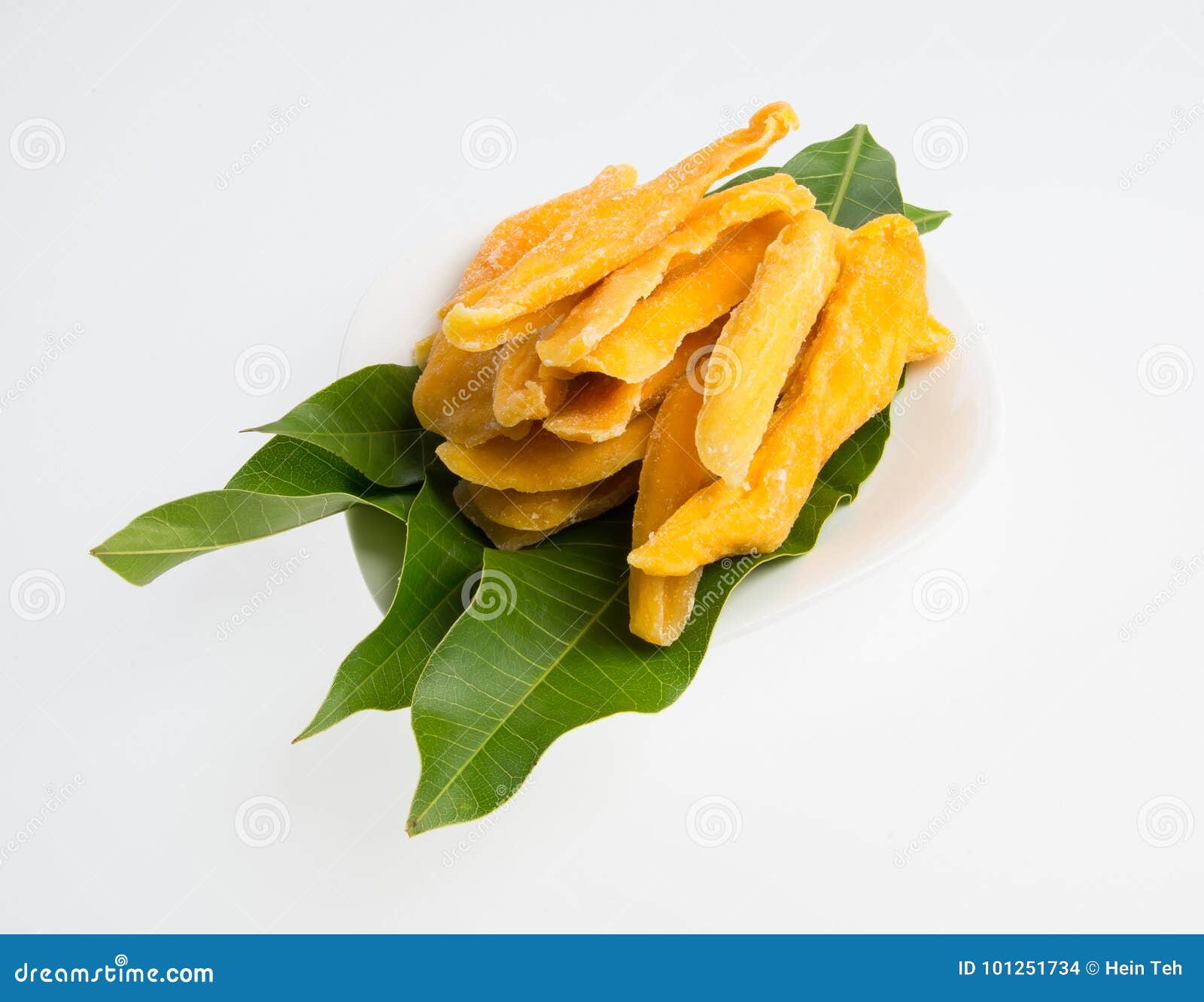 Dried Mango or Dried Mango Slices on a Background. Stock Photo - Image ...