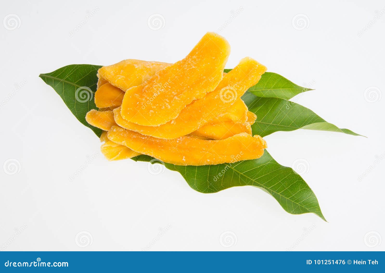 Dried Mango or Dried Mango Slices on a Background. Stock Photo - Image ...
