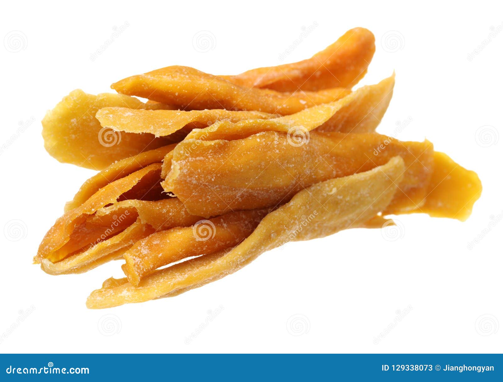 Dried Mango slicess stock image. Image of food, fruits - 129338073