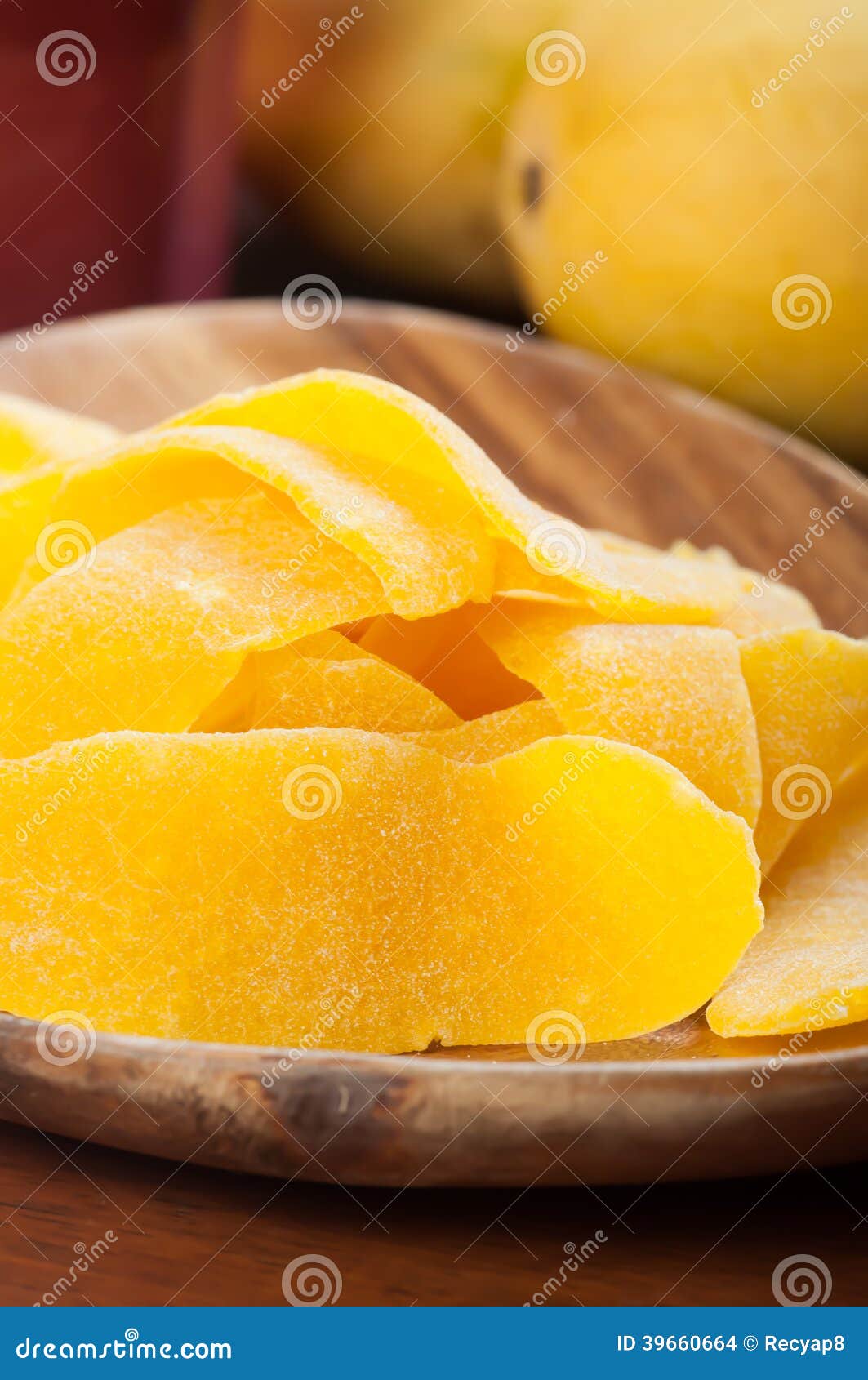 Dried Mangoes from Fresh Mangoes Stock Photo - Image of sweet, ripe ...
