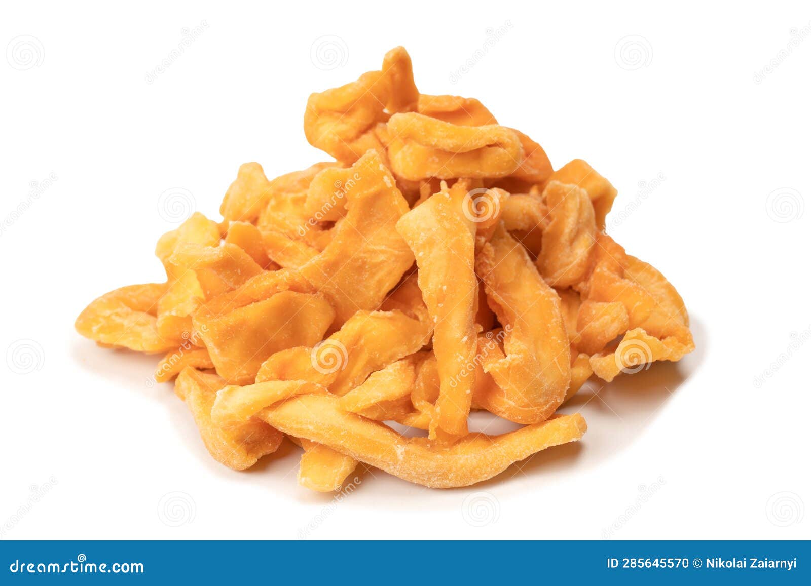 Dried Melon Slices Isolated on a White Background Stock Photo - Image ...