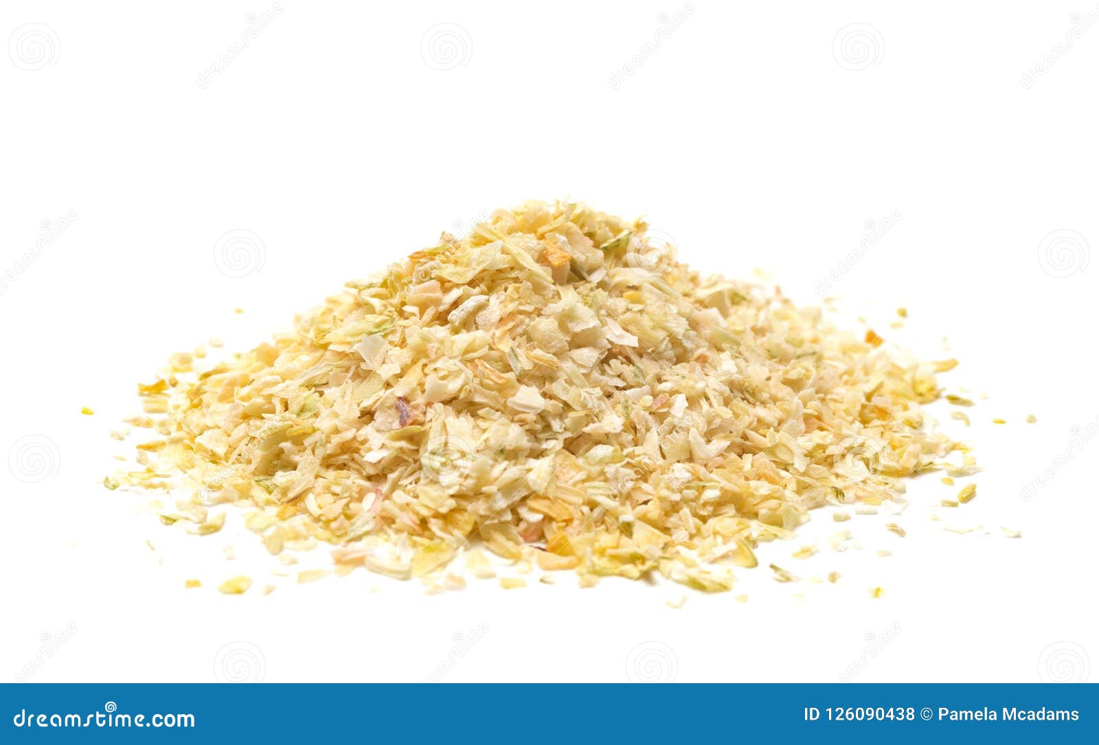 Dried Minced Onions stock photo. Image of organic, isolated - 126090438