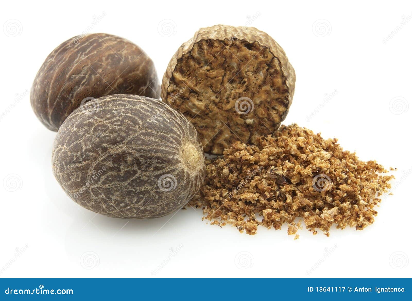Dried nutmeg stock image. Image of nature, closeup, spice - 13641117