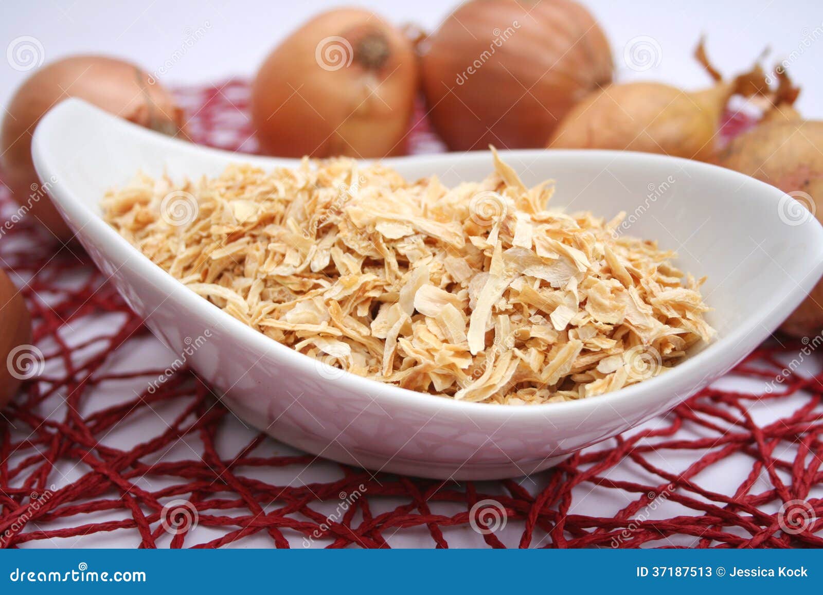 Dried onions stock image. Image of mixture, onions, recipe - 37187513
