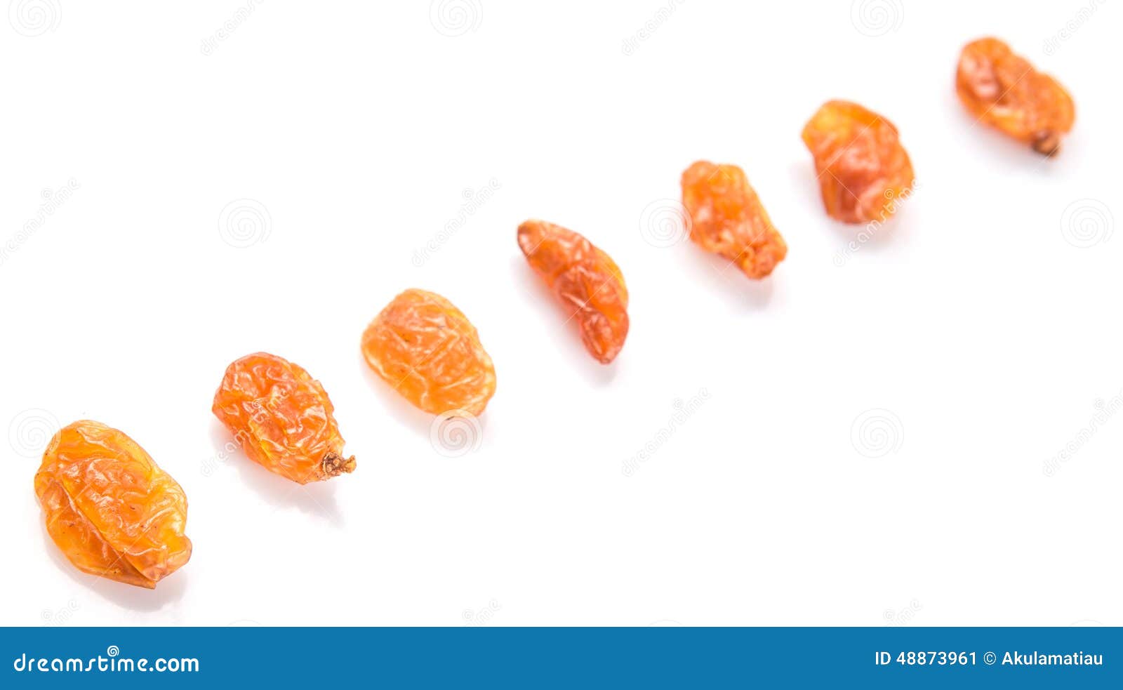 Dried Orange Colored Raisin II Stock Image - Image of organic, raisin ...