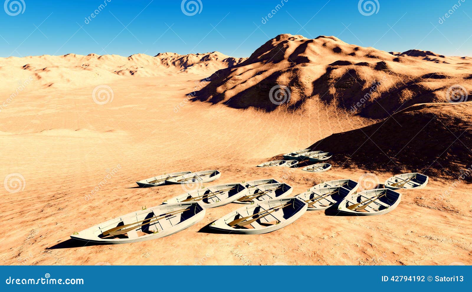 Dried out lake with boats stock photo. Image of landscape - 42794192