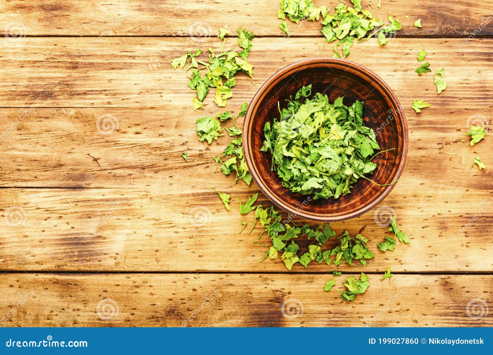 Dried parsley spice stock photo. Image of flat, herb - 199027860