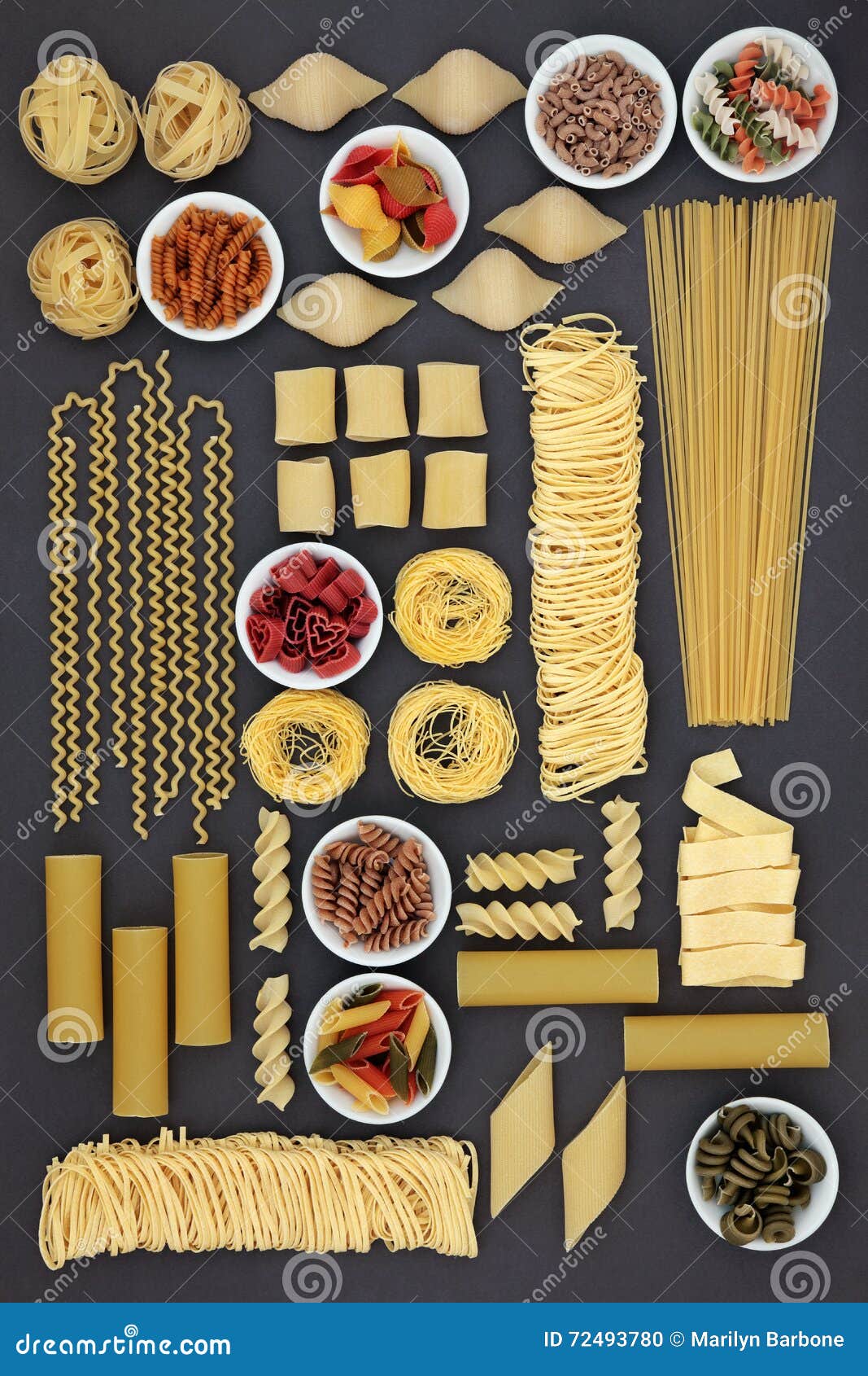 Dried Pasta Selection stock photo. Image of italy, cuisine - 72493780