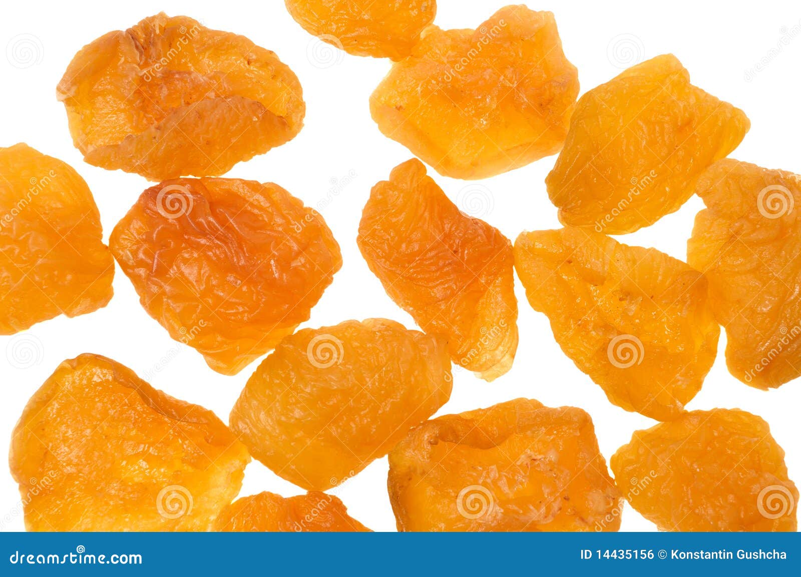Dried peaches stock photo. Image of orange, isolated - 14435156