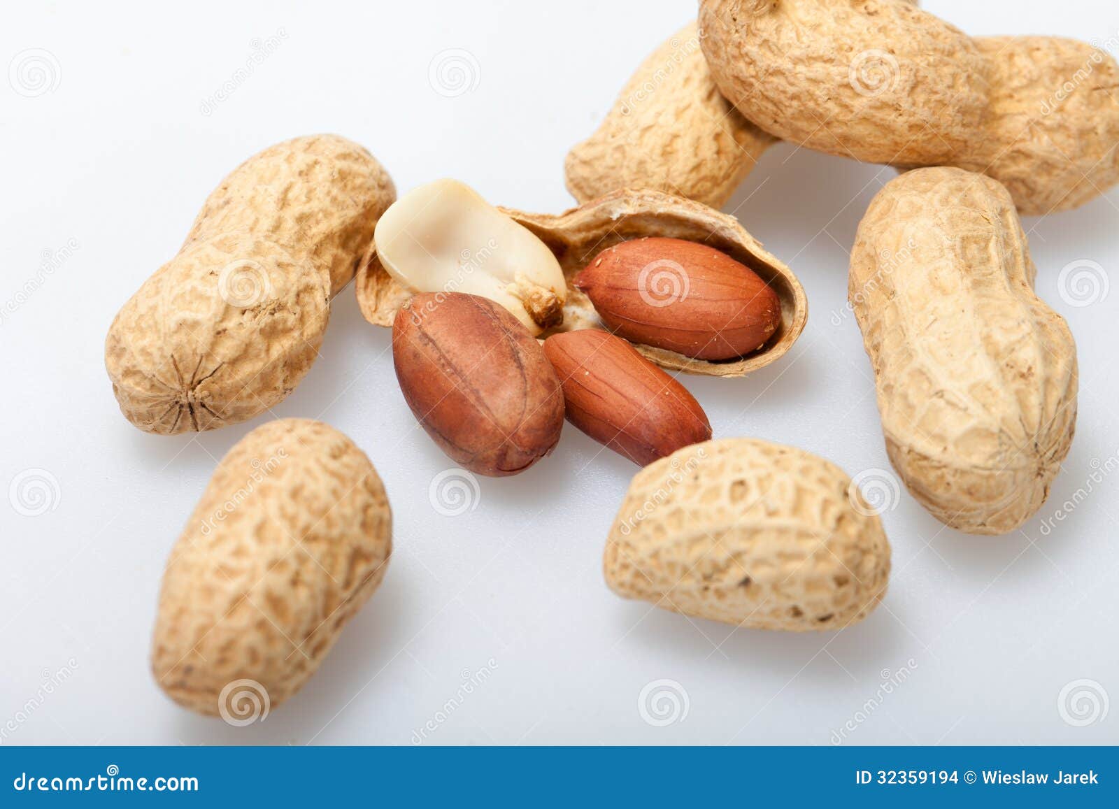 Dried peanuts stock photo. Image of open, food, ingredient - 32359194