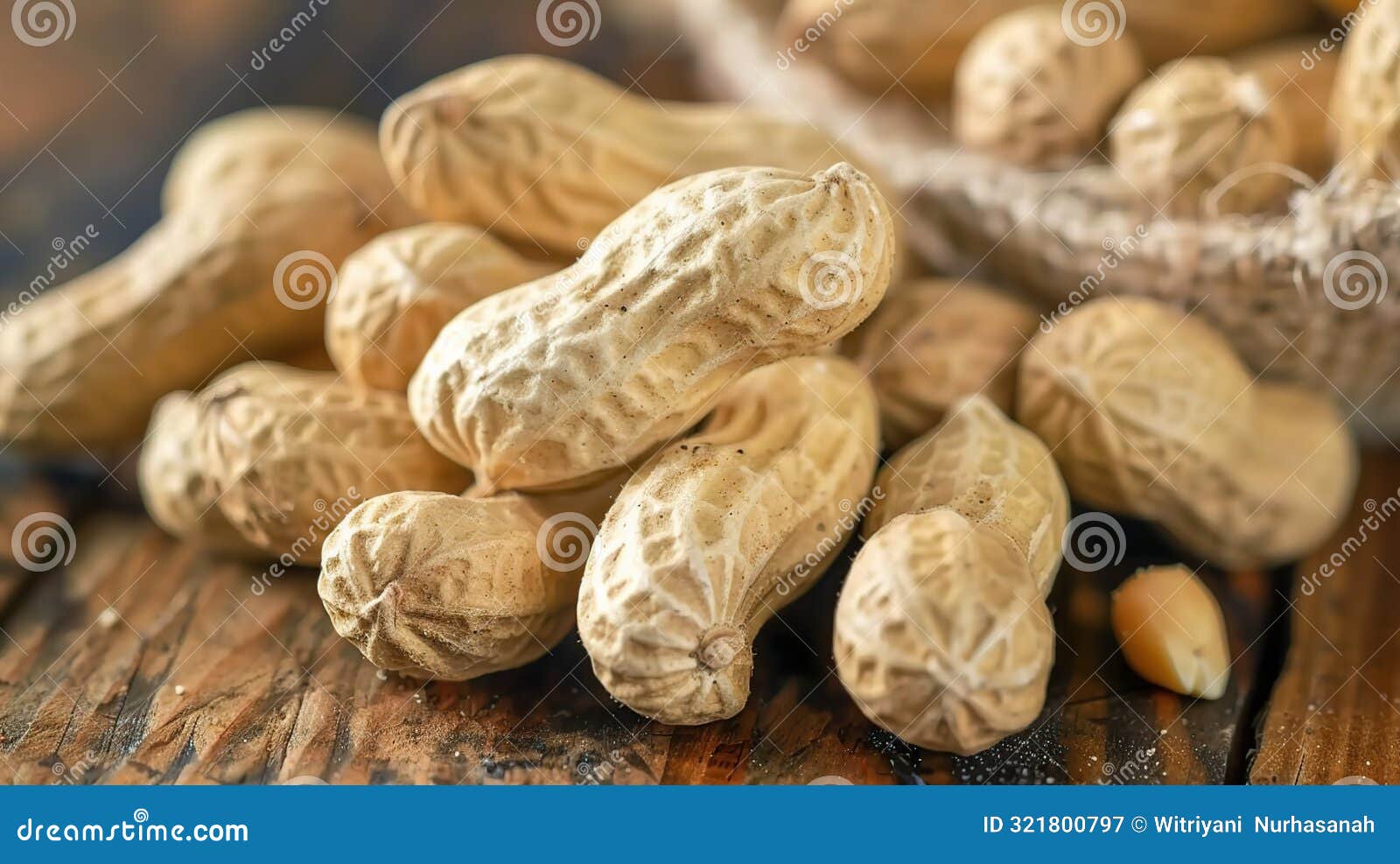 Dried Peanuts. Tasty Groundnuts. Texture. Generative Ai Stock Image ...