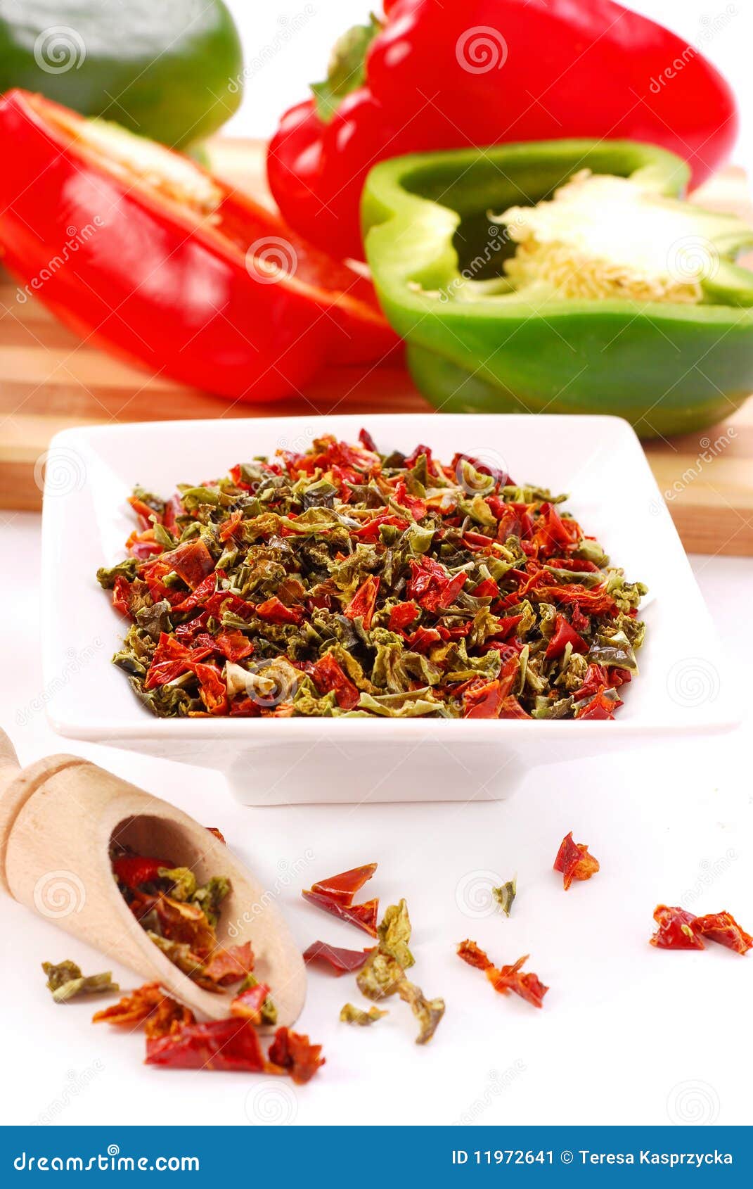 Dried pepper stock image. Image of food, green, pepper - 11972641