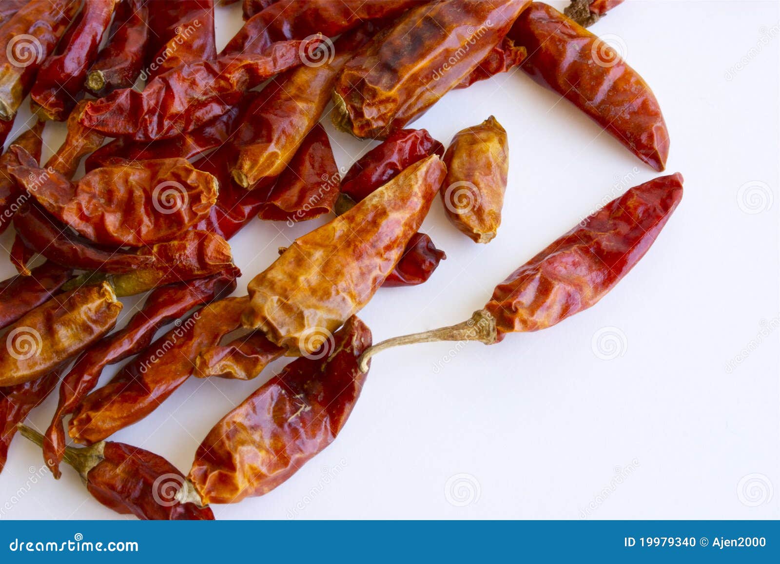 Dried peppers stock photo. Image of flavor, close, burning - 19979340