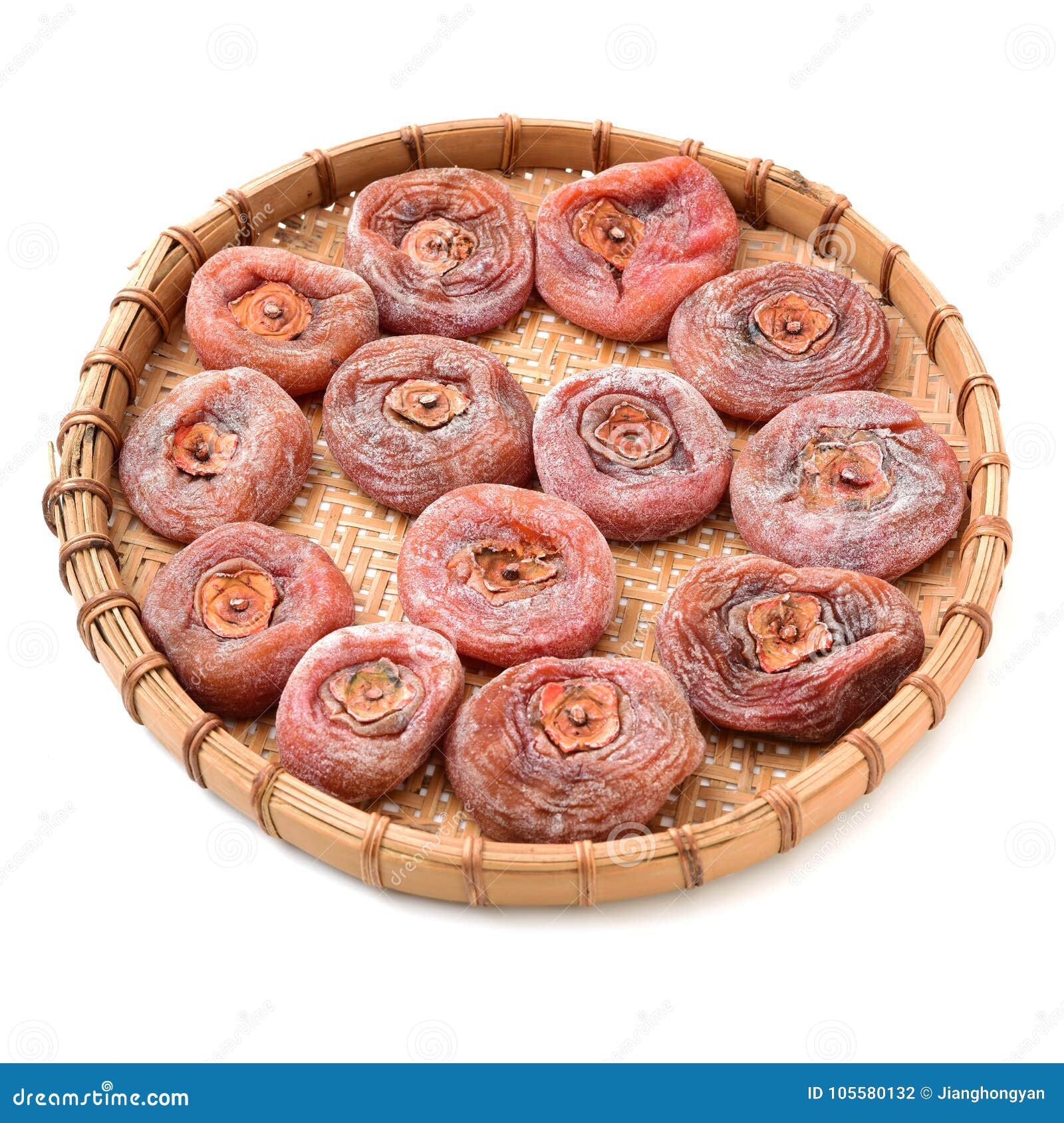 Dried persimmon stock photo. Image of white, eating - 105580132