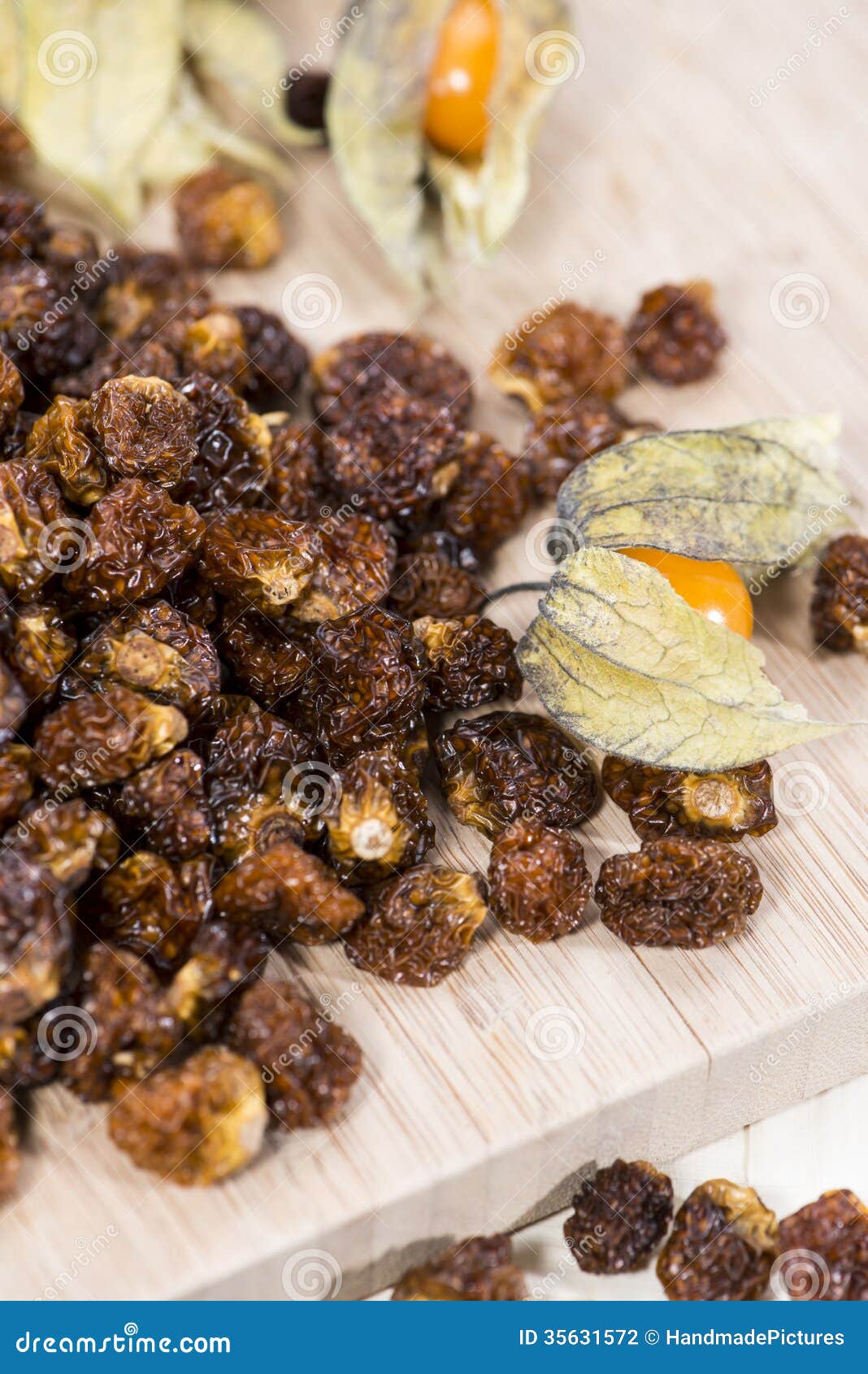 Dried Physalis Fruits stock photo. Image of fresh, dried - 35631572