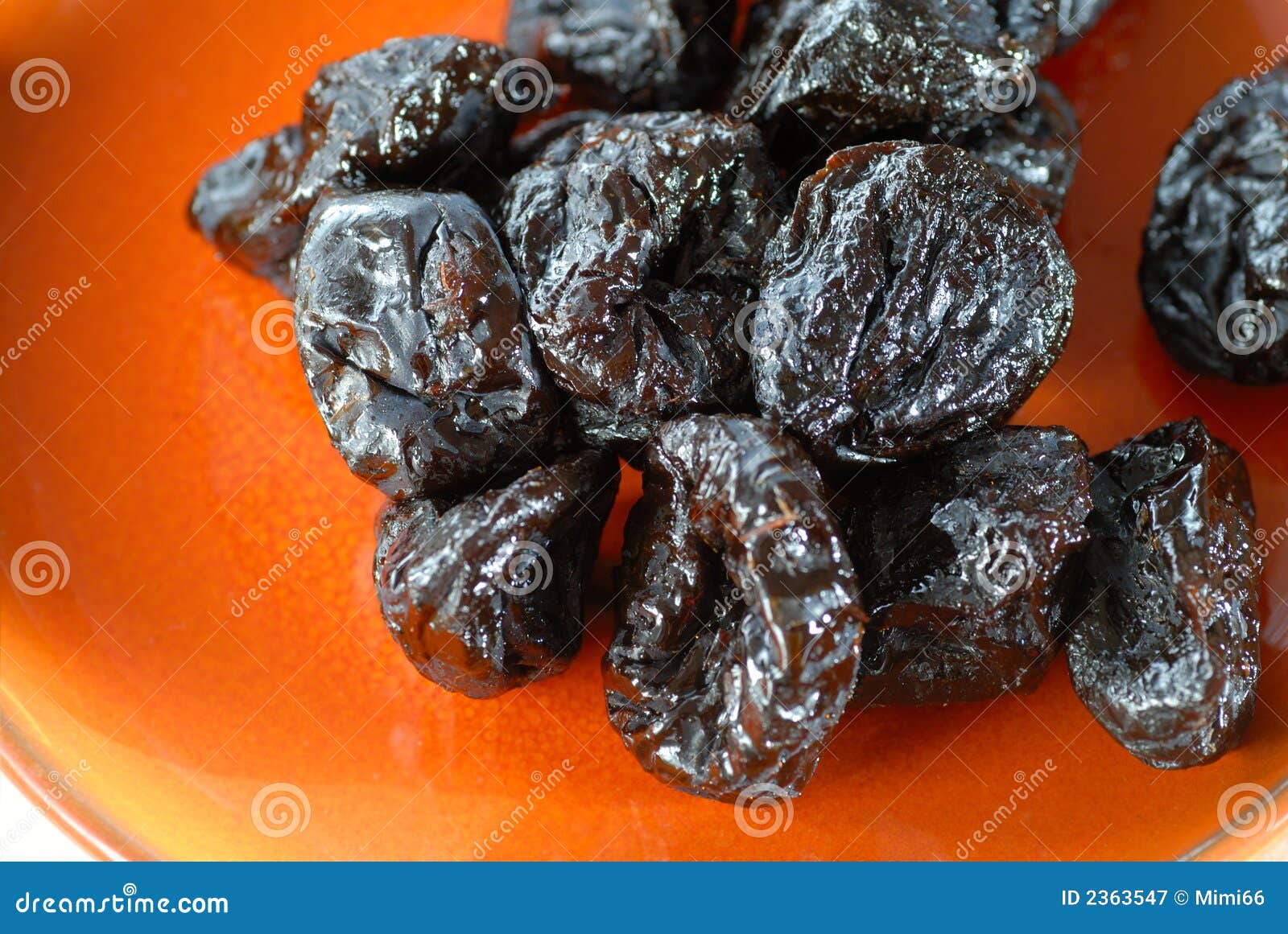 Dried pitted plums stock image. Image of stone, french - 2363547