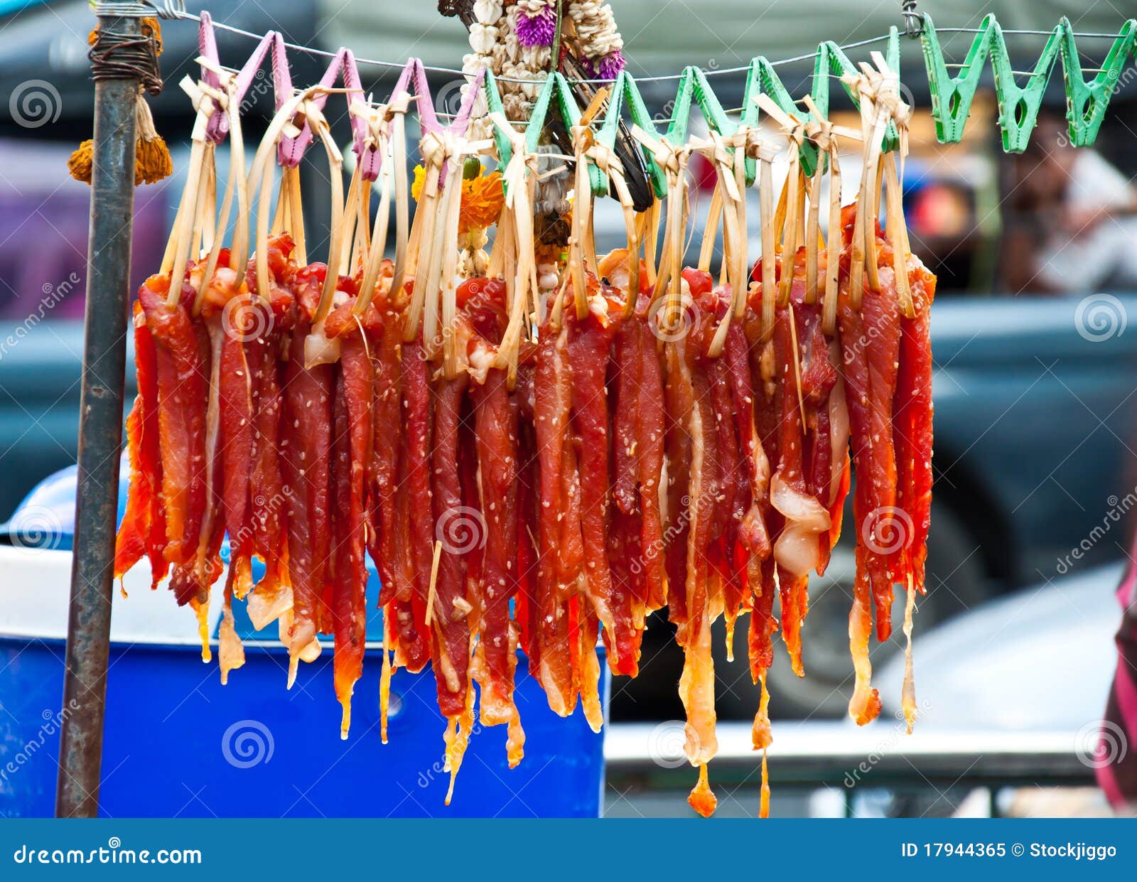 Dried pork stock image. Image of breakfast, pork, blood - 17944365
