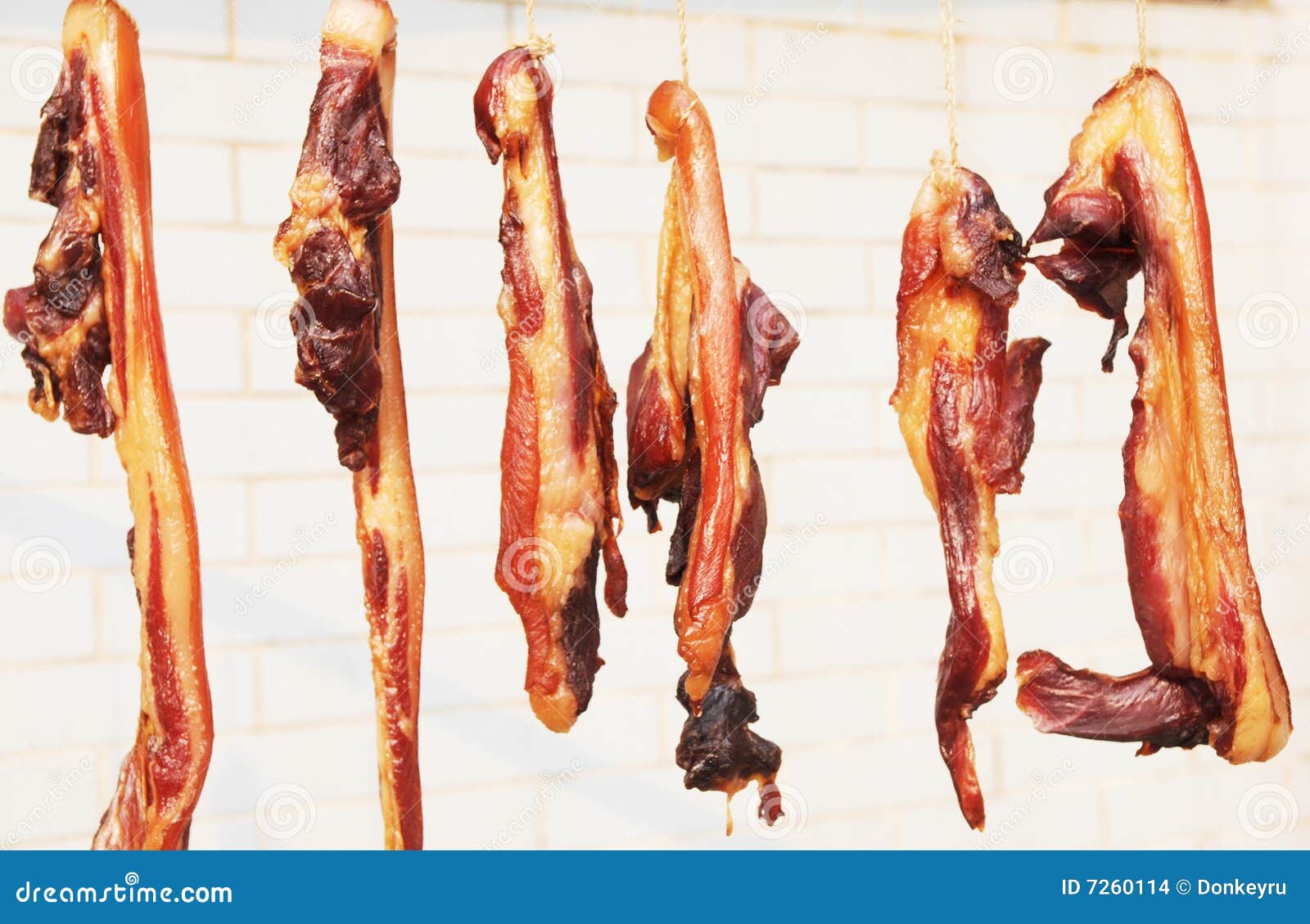 The dried pork stock photo. Image of salty, lean, sunshine - 7260114