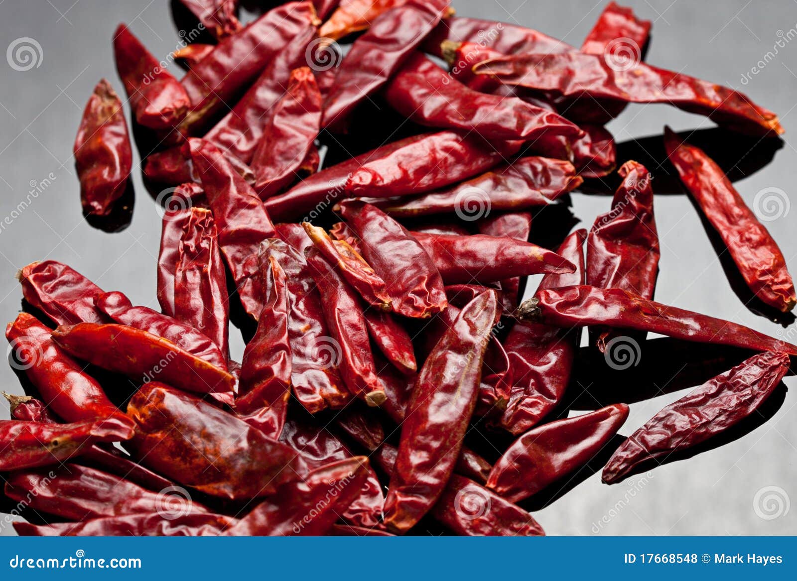 Dried Red Chili Peppers stock photo. Image of chili, studio - 17668548