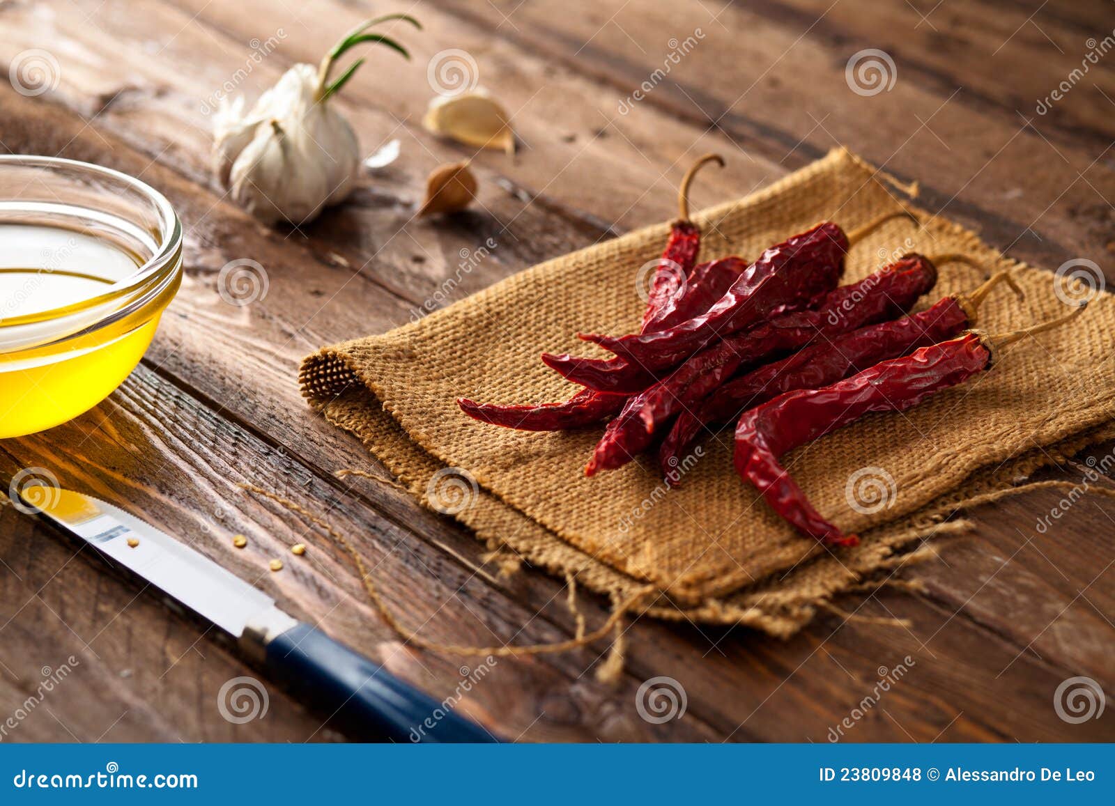 Dried Red Chili Peppers stock photo. Image of annuum - 23809848