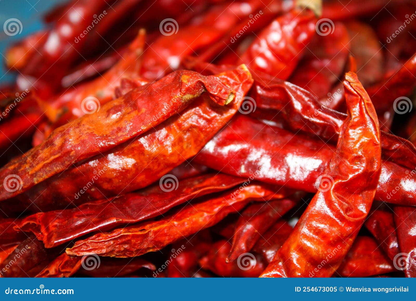 Dried Red Chilies are Used for Cooking. Stock Image - Image of flower ...