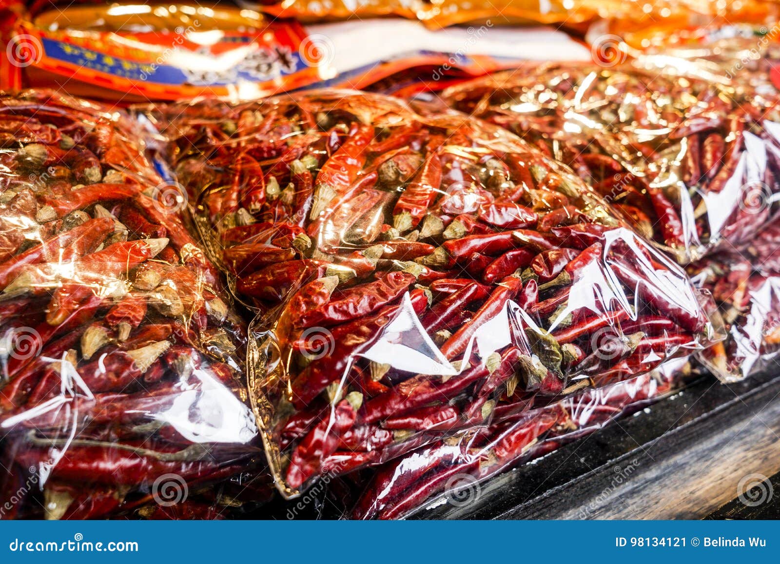 Dried red chilli stock image. Image of china, chili, peppers - 98134121