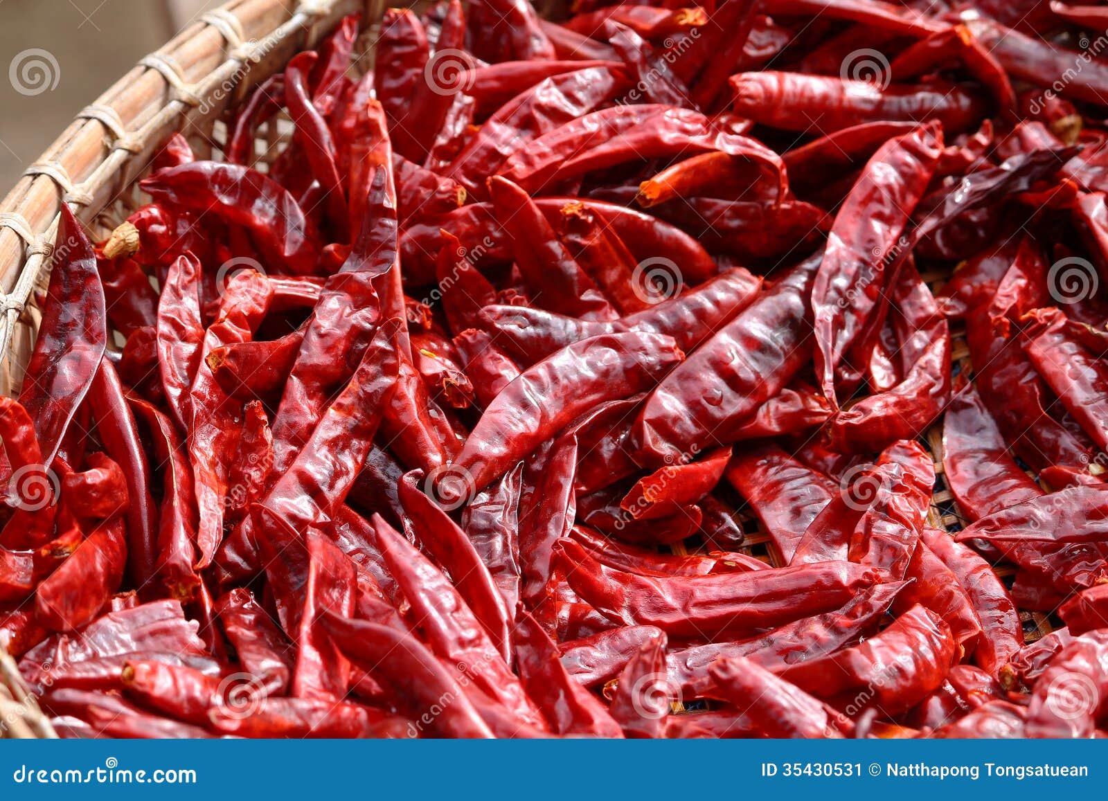 Dried red chillies stock image. Image of chilli, ingredient - 35430531