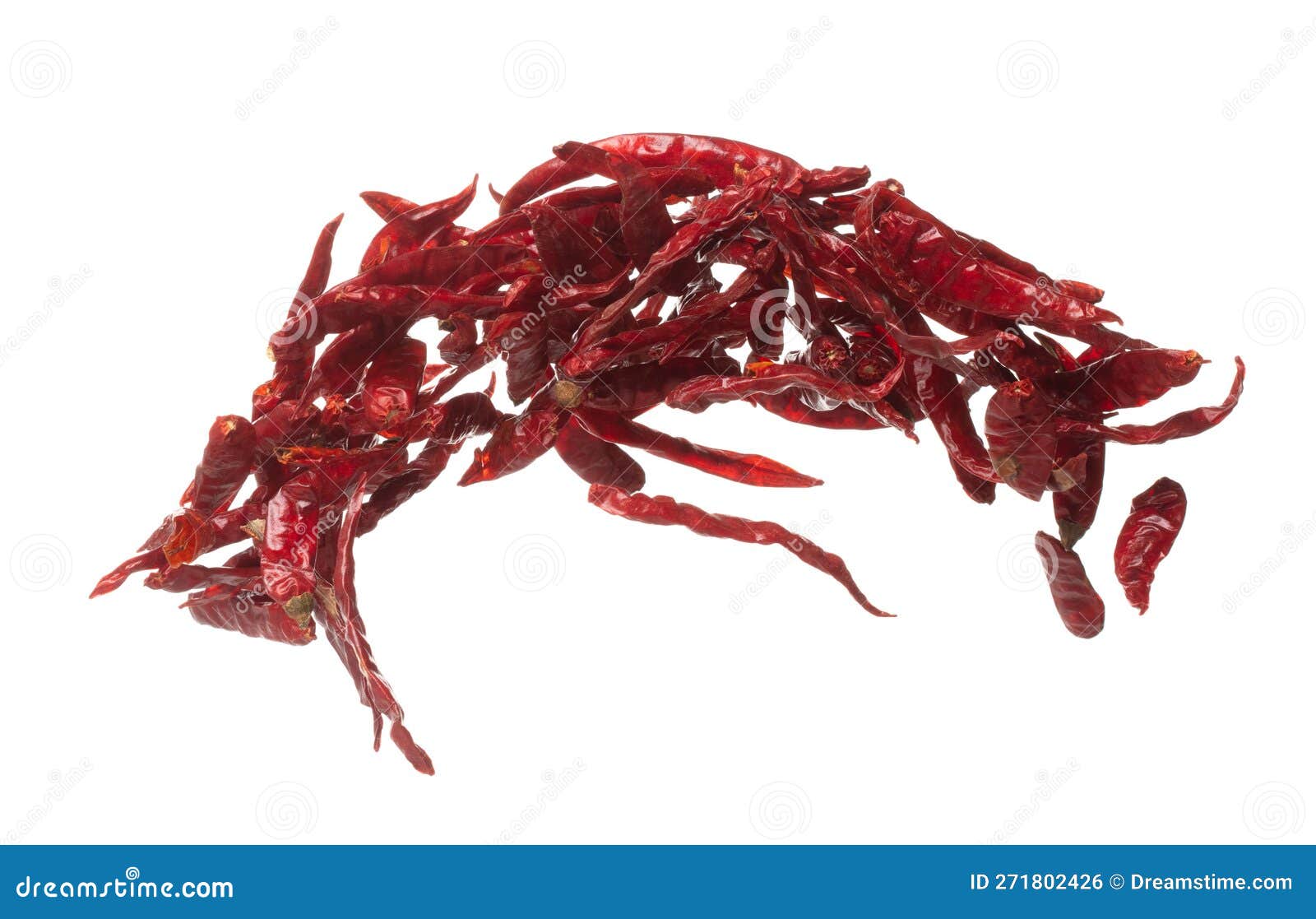 Dried Red Hot Chilli Fall Down Explosion, Dried Red Chilli Float ...