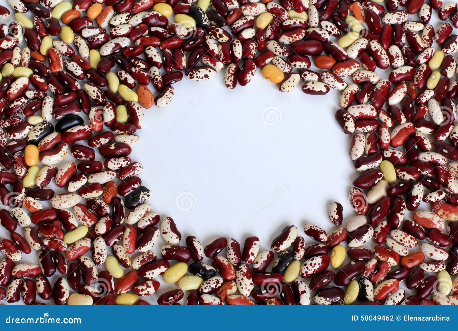 Dried Red Speckled Beans Recipe Stock Photo - Image of grain, cook ...