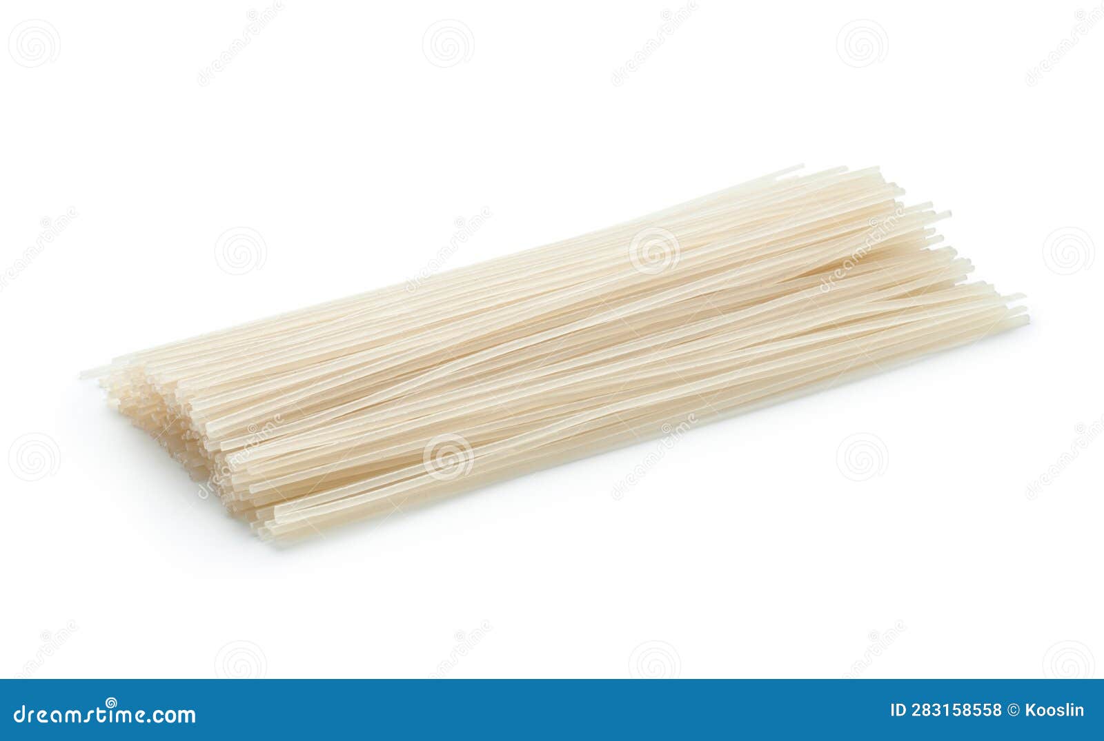 Dried rice noodles stock photo. Image of isolated, dried - 283158558