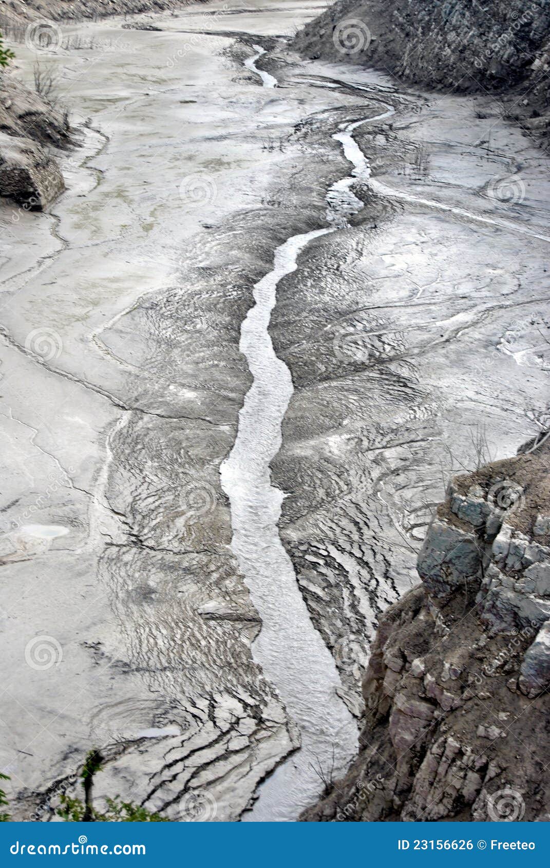 Dried river stock photo. Image of landscape, crack, texture - 23156626