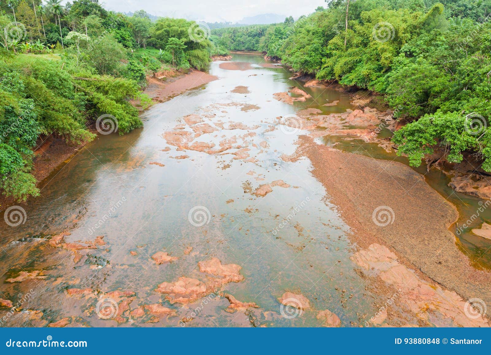 Dried river stock photo. Image of water, background, bush - 93880848