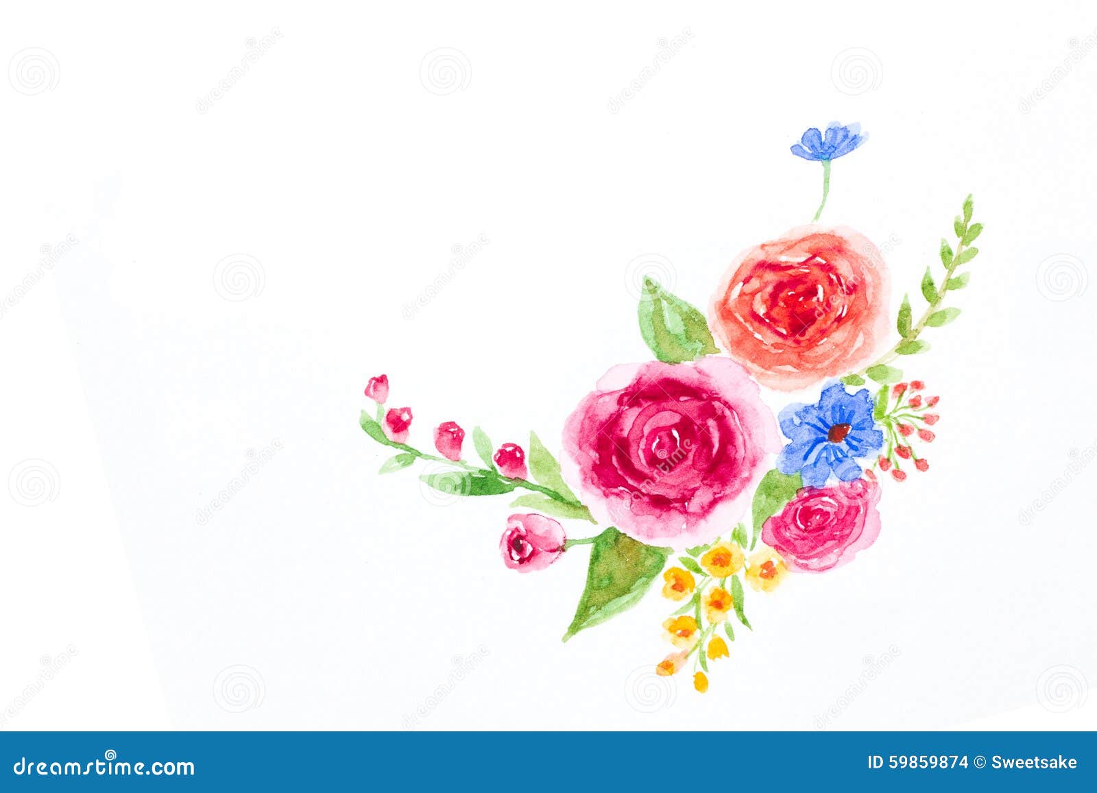 Falling Rose Petal Drawing