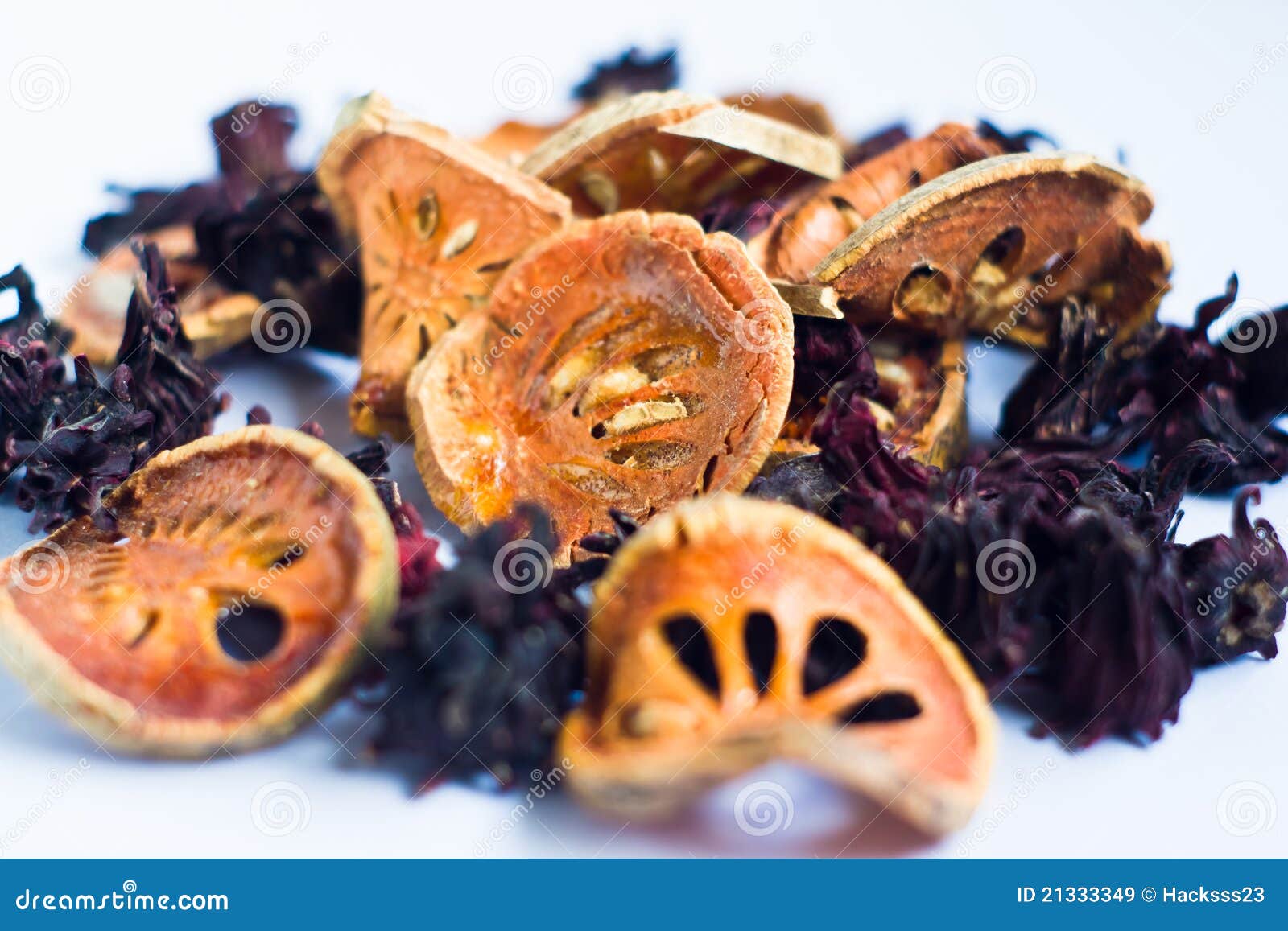 Dried Roselle and Dried Bael Stock Image - Image of bael, ayurvedic ...