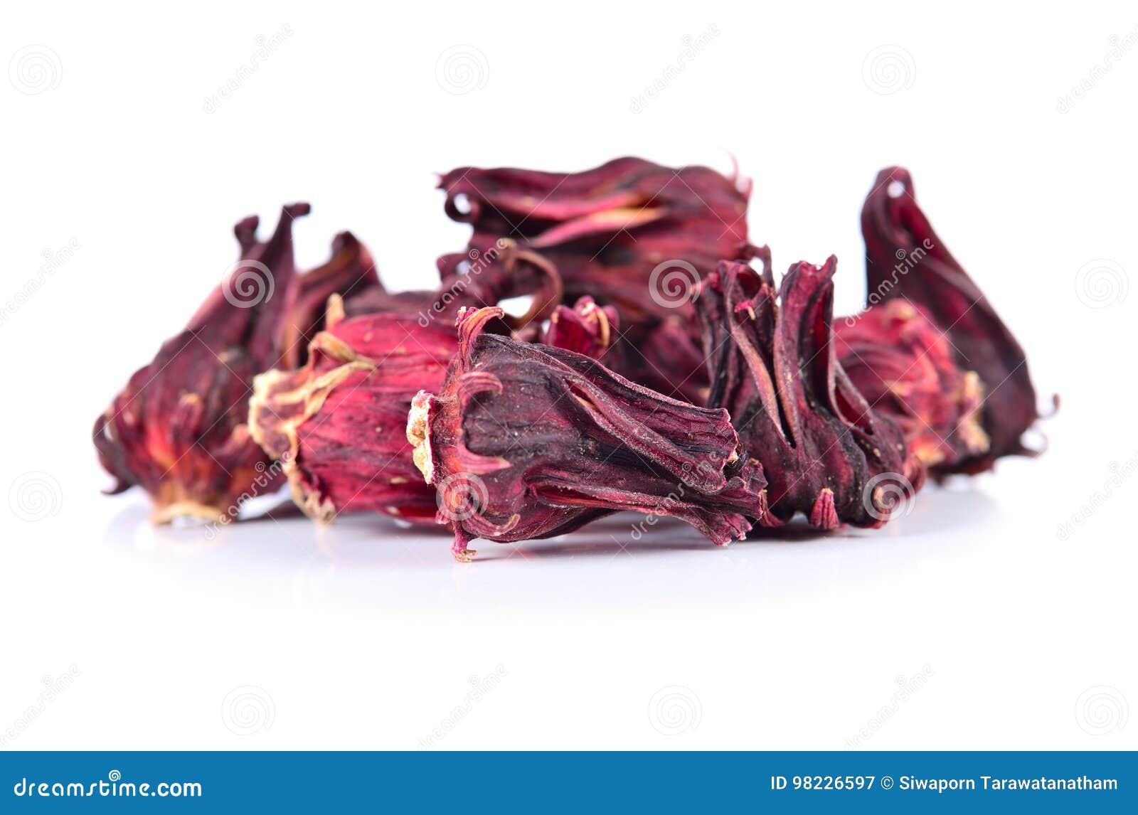 Dried Roselle (Hibiscus Sabdariffa) Or Rosella Fruit Stock Image ...