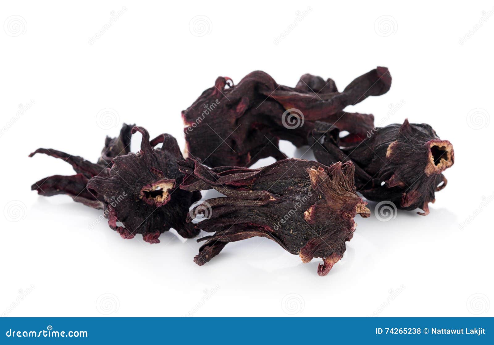 Dried Roselle (Hibiscus Sabdariffa) Or Rosella Fruit Stock Image ...