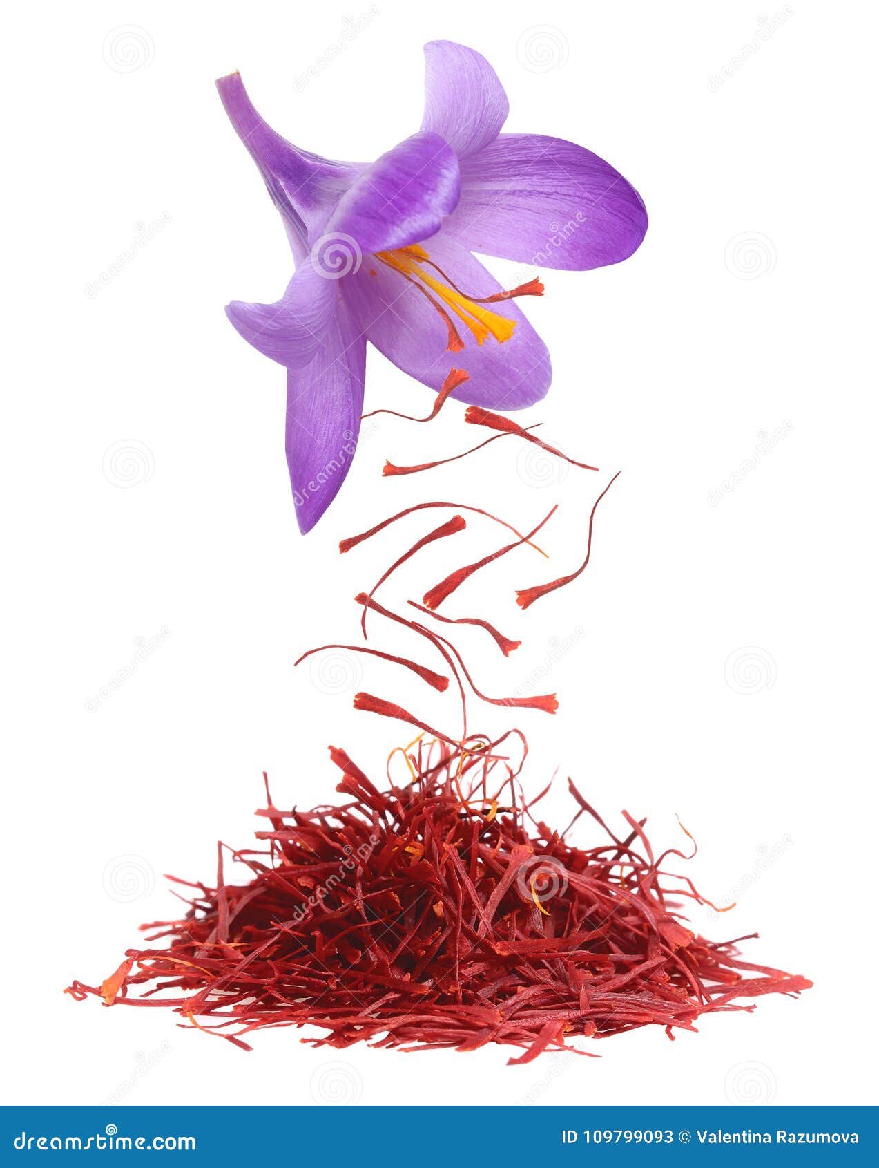Dried saffron spice stock image. Image of greek, flavor - 109799093