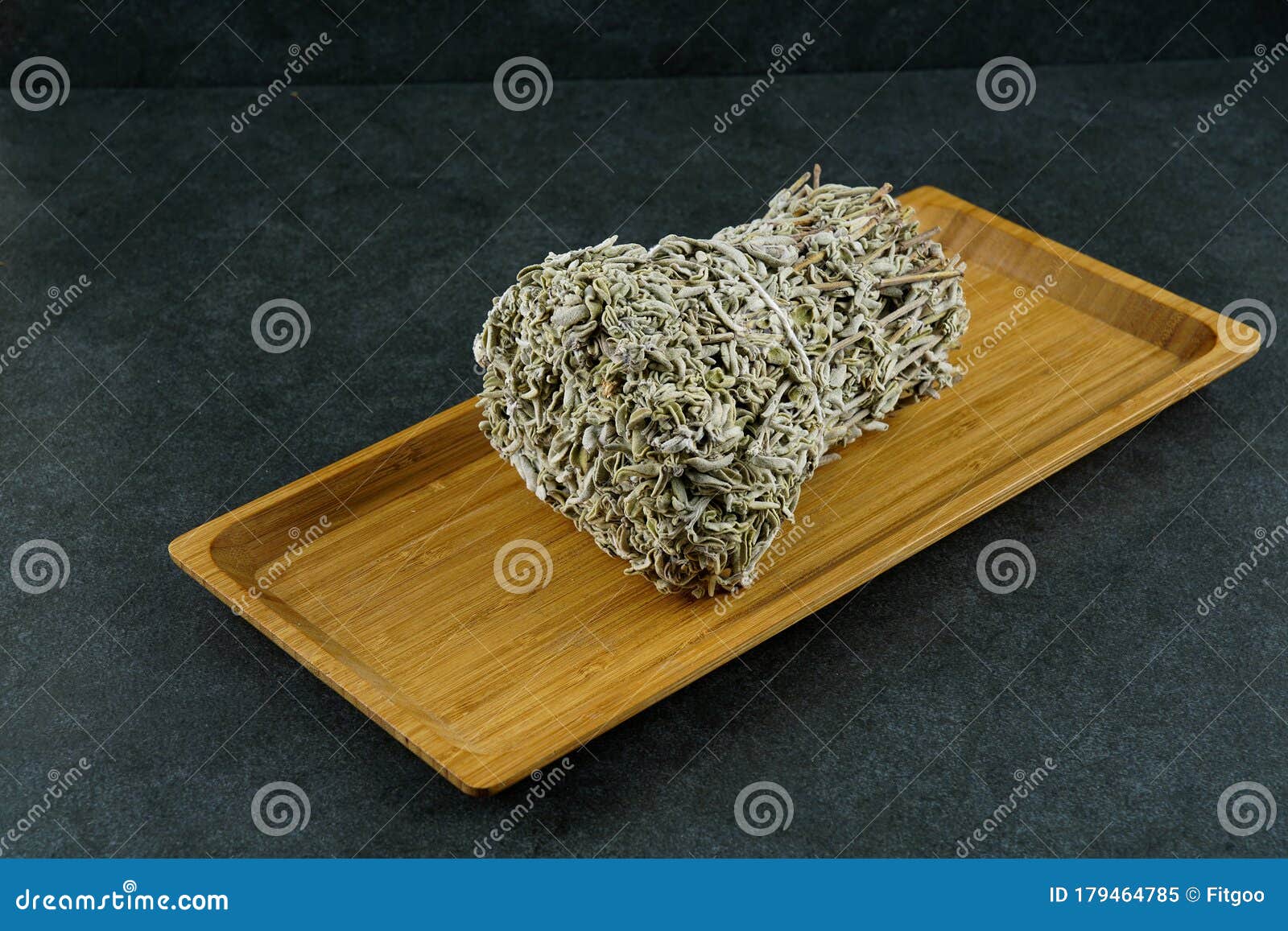 Dried Sage Bundle, Closeup Stock Photo Stock Image - Image of angle ...