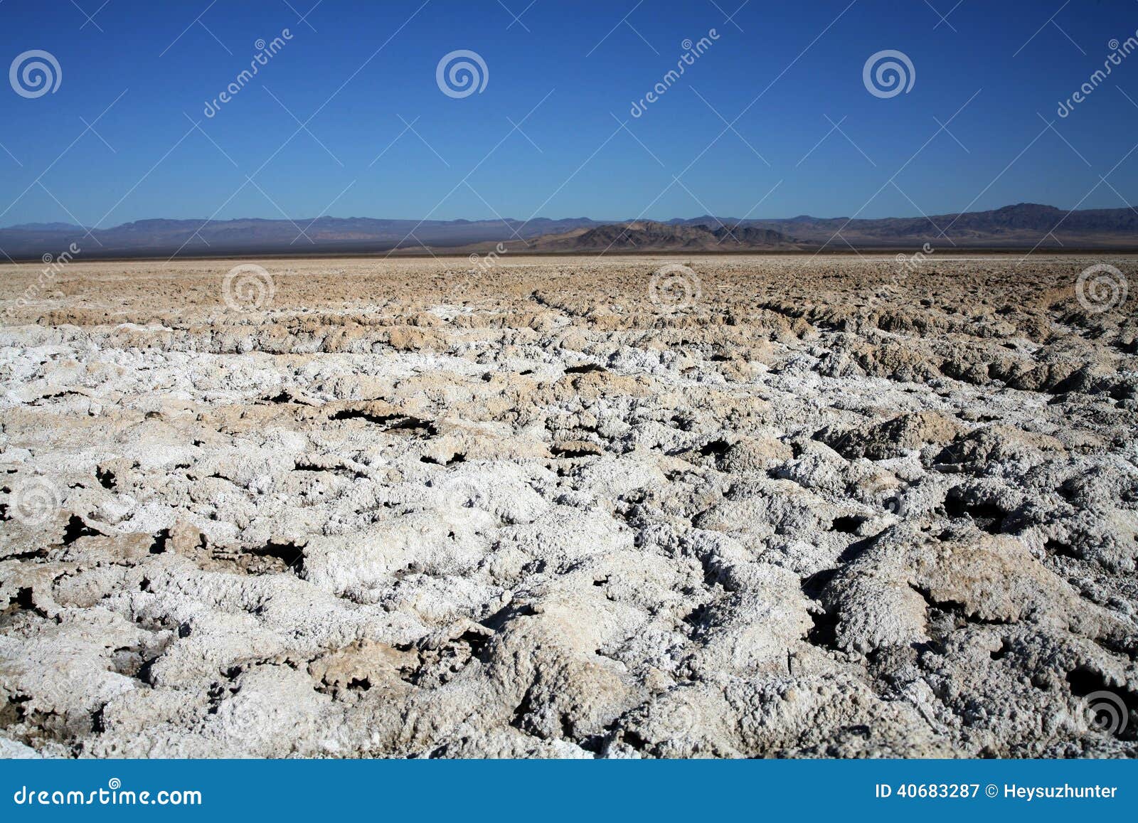 Dried salt mud flats stock image. Image of forms, causing - 40683287