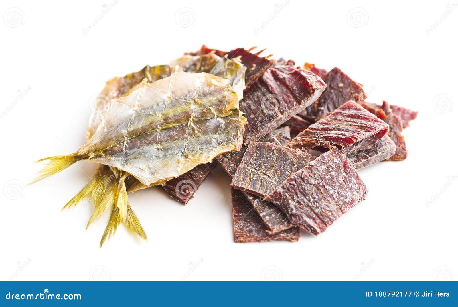 Dried salted fish. stock image. Image of protein, eating - 108792177